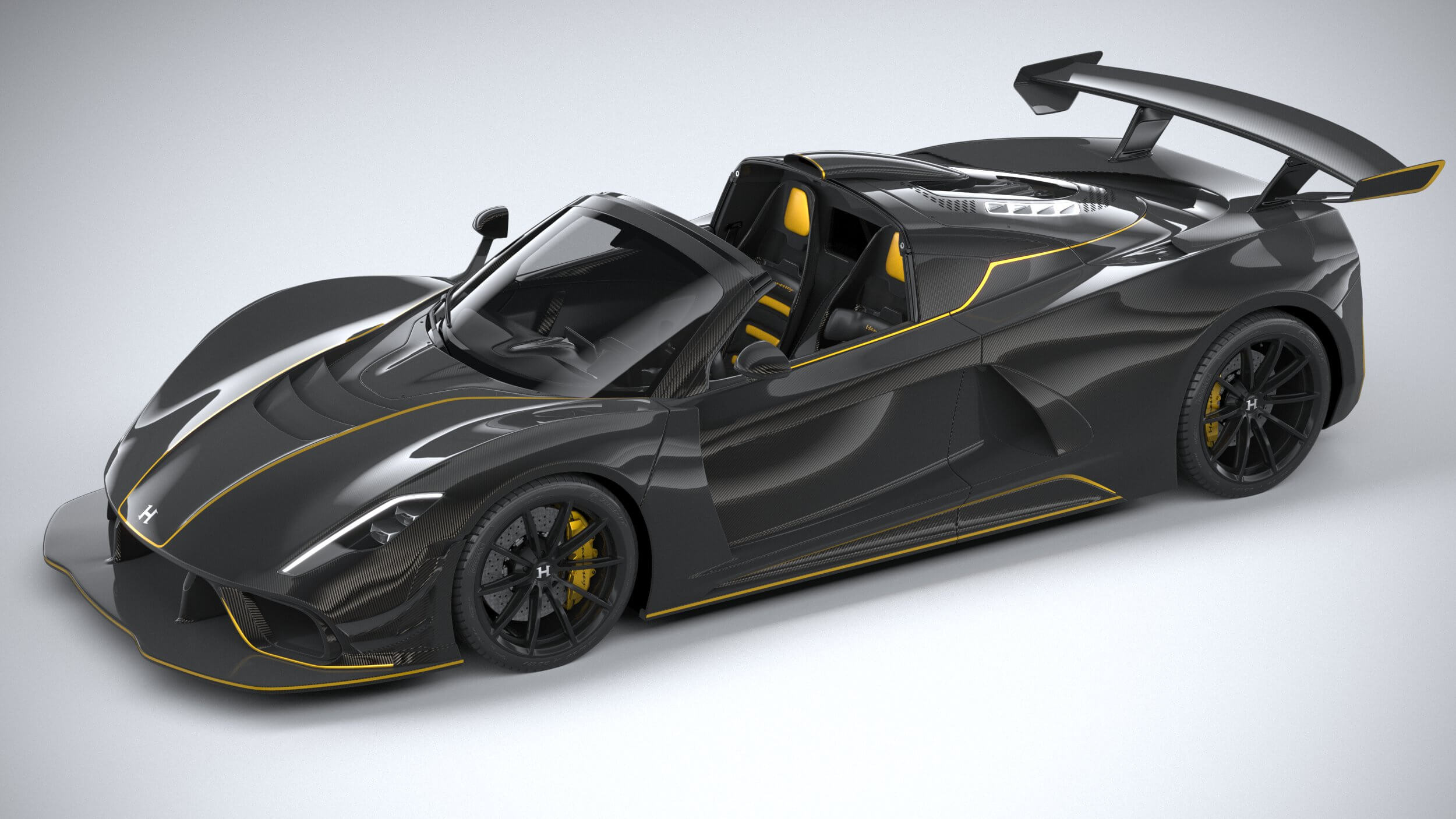 Hennessey Venom F5 Revolution Roadster 2023 - 3D Model by SQUIR