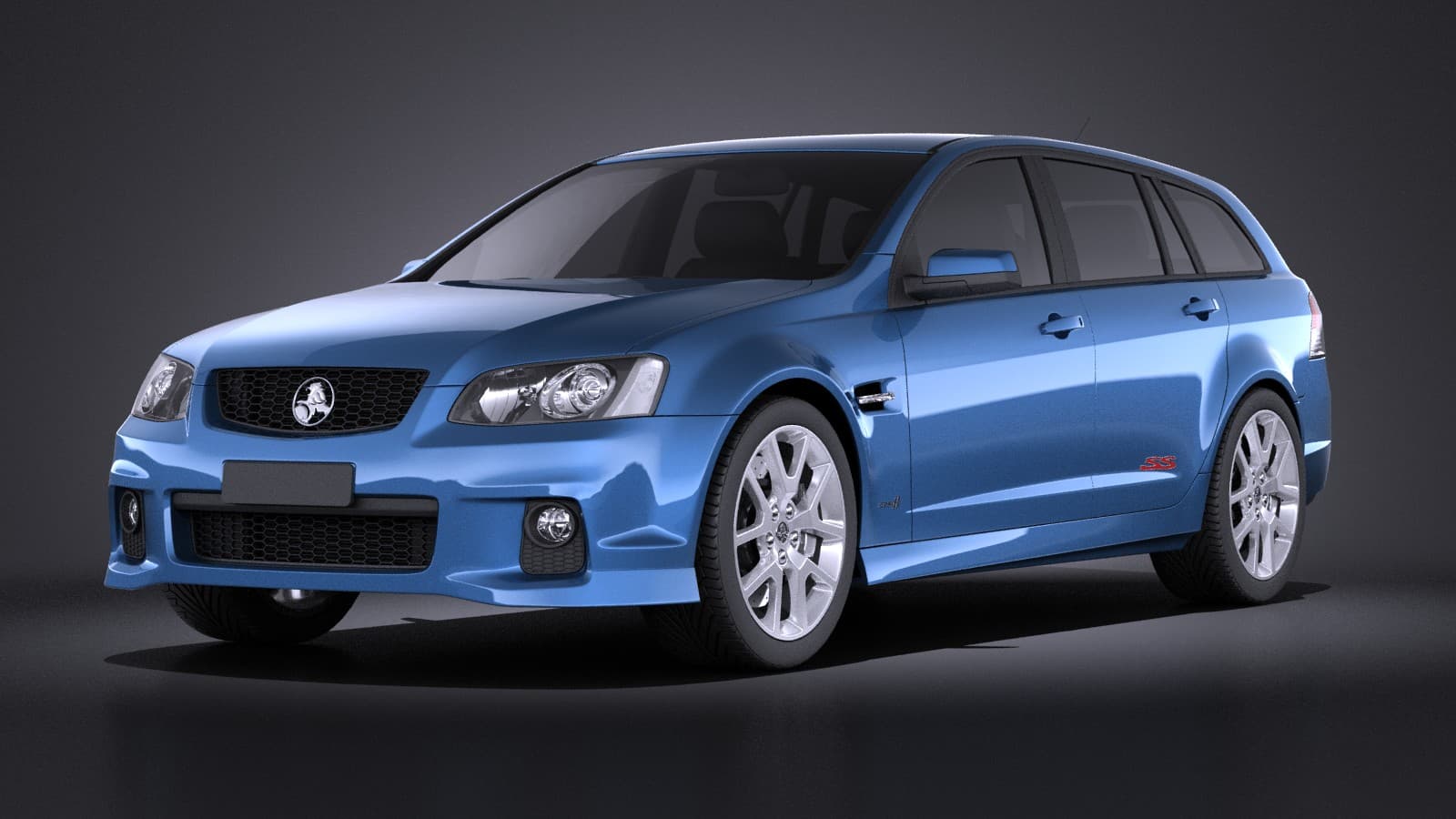 Holden VE II Commodore Sportwagon 2011 (V-Ray) 3D Model by SQUIR