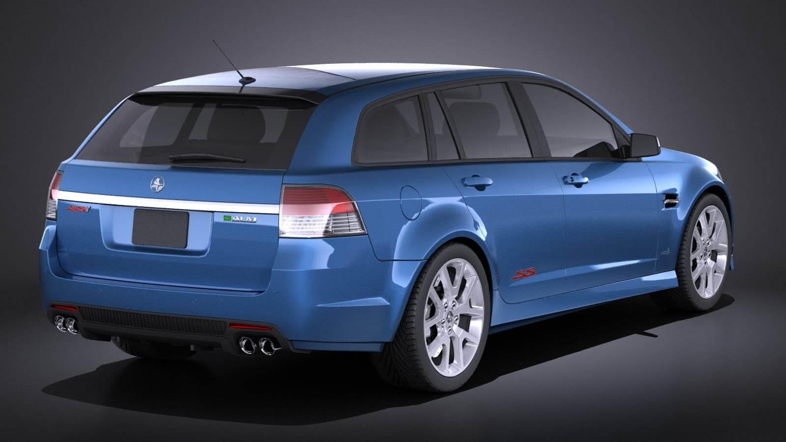 Holden VE II Commodore Sportwagon 2011 (V-Ray) 3D Model by SQUIR