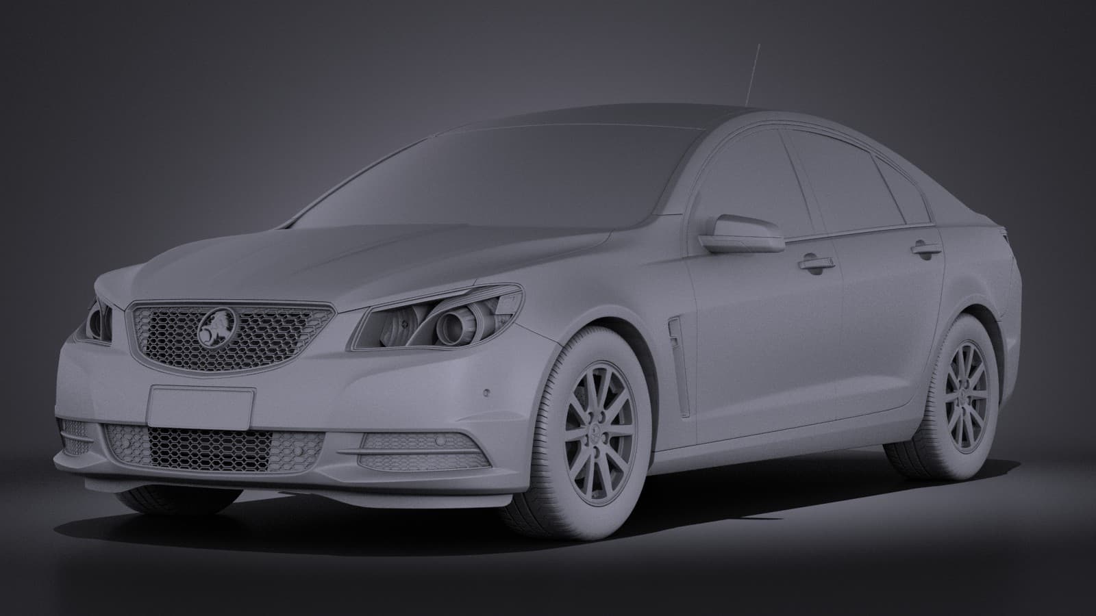 Holden VF Commodore 2014 (V-Ray) 3D Model by SQUIR