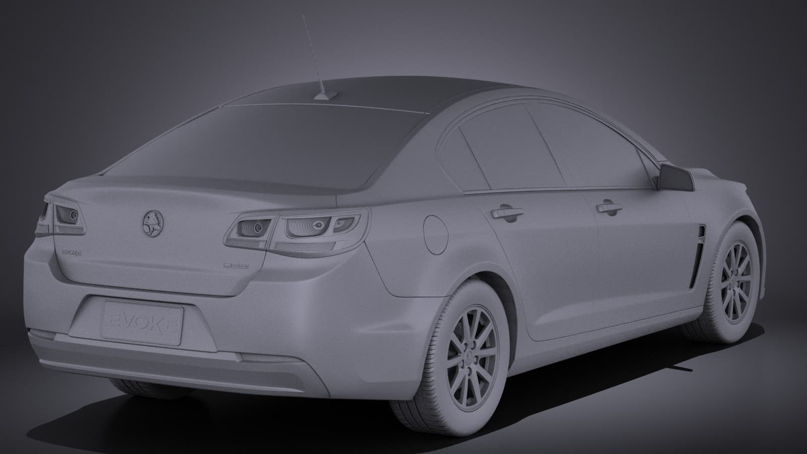 Holden VF Commodore 2014 (V-Ray) 3D Model by SQUIR
