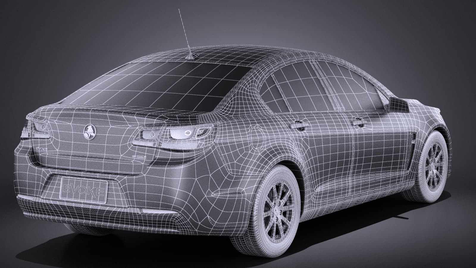 Holden VF Commodore 2014 (V-Ray) 3D Model by SQUIR