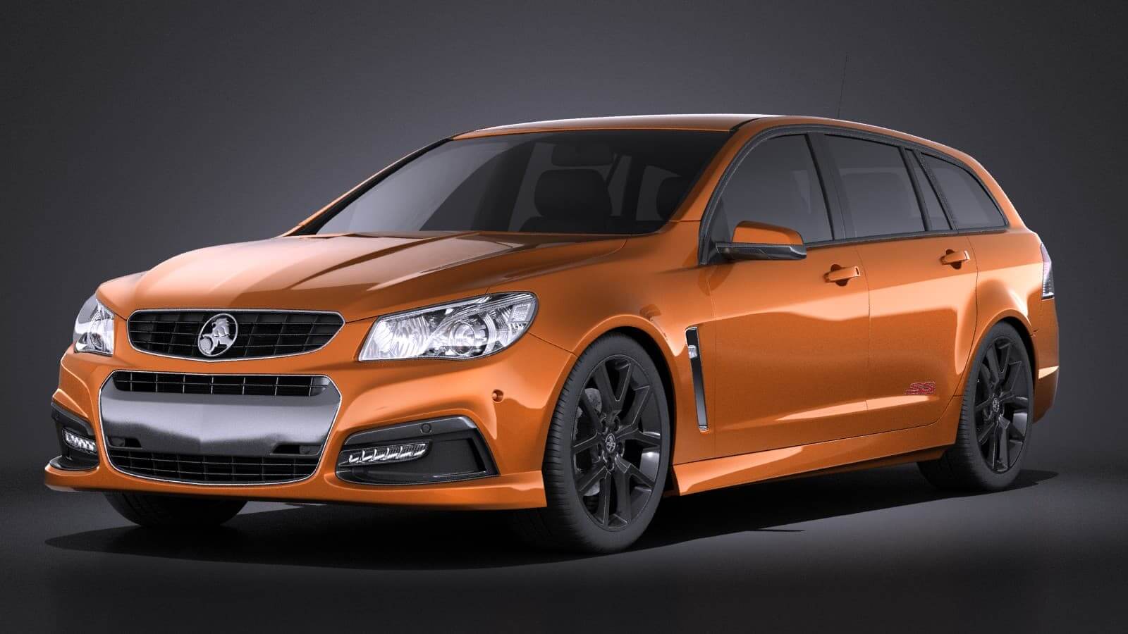 Holden VF Commodore Sportwagon SSV 2014 (V-Ray) 3D Model by SQUIR