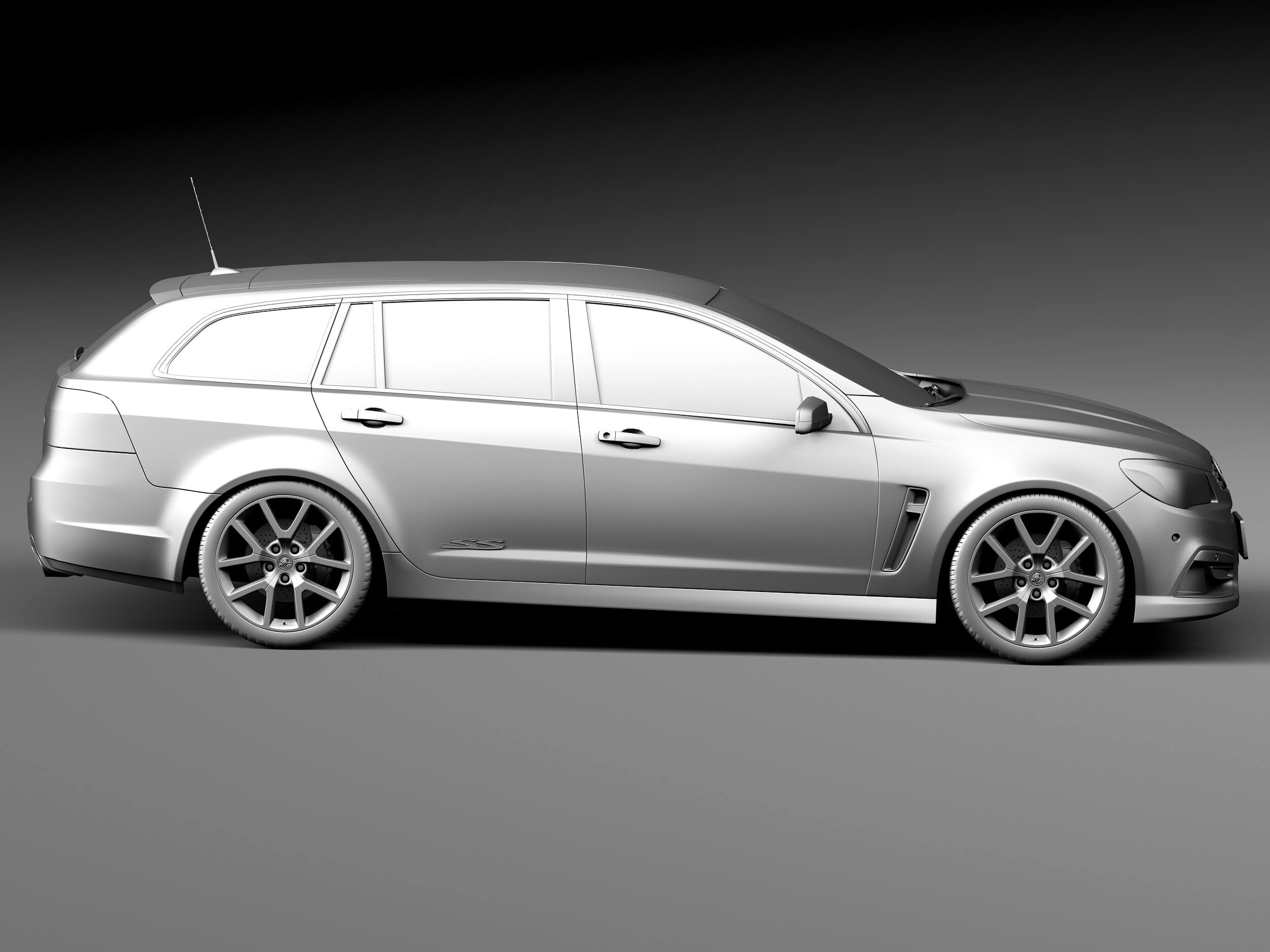Holden VF Commodore Sportwagon SSV 2014 - 3D Model by SQUIR