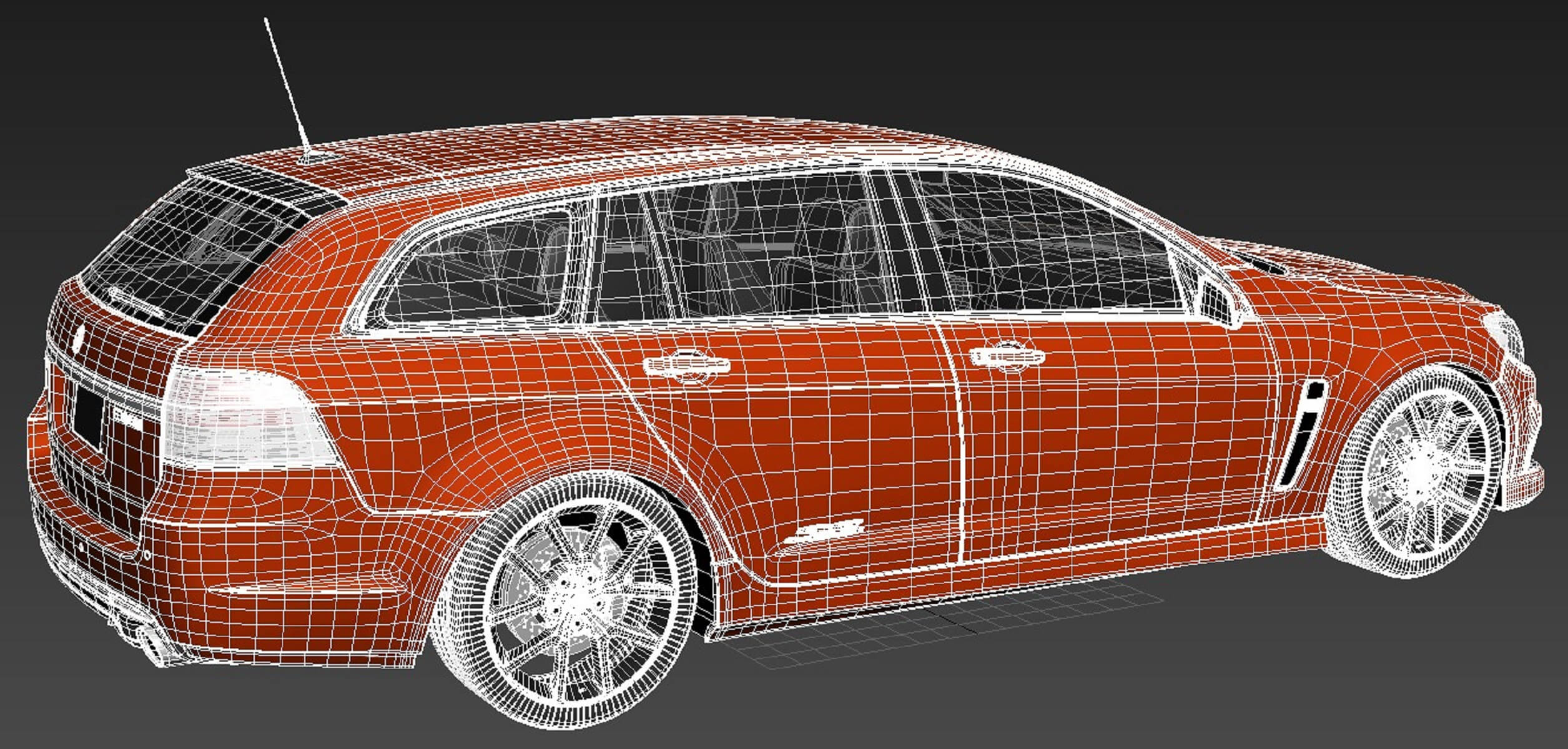 Holden VF Commodore Sportwagon SSV 2014 - 3D Model by SQUIR
