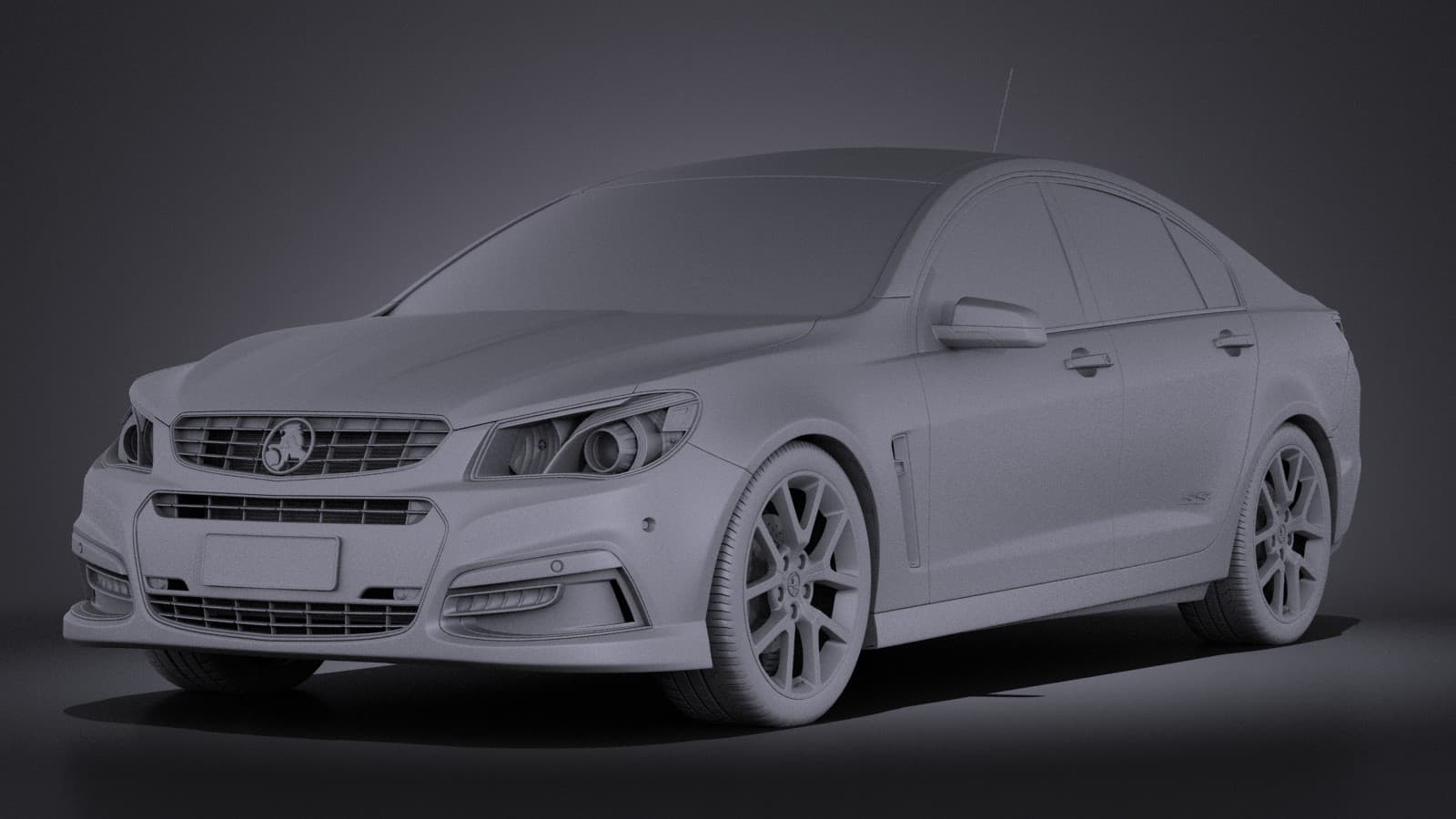 Holden VF Commodore SSV 2014 (V-Ray) 3D Model by SQUIR