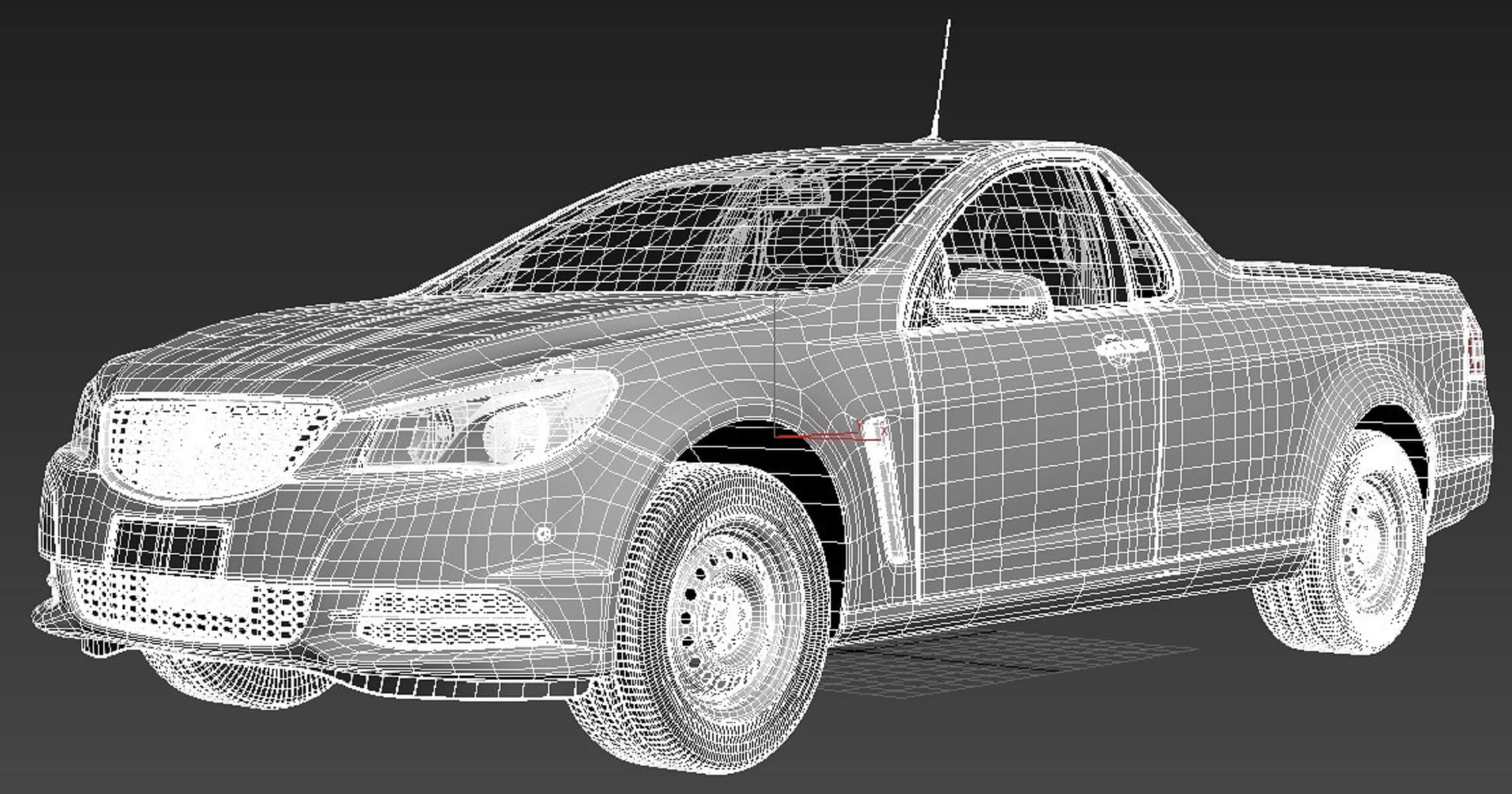 Holden VF Commodore UTE 2014 - 3D Model by SQUIR