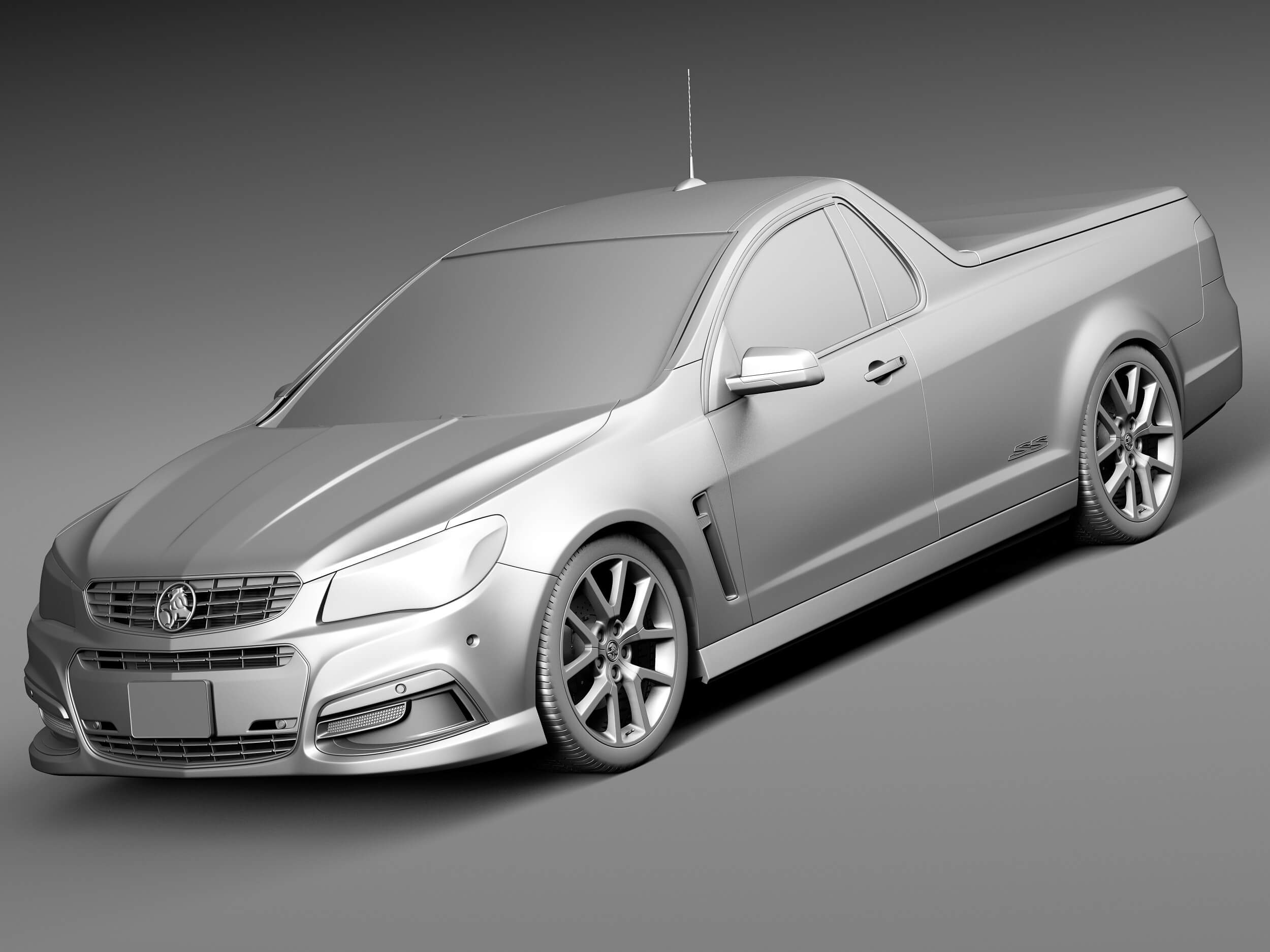 Holden VF Commodore UTE SSV 2014 - 3D Model by SQUIR
