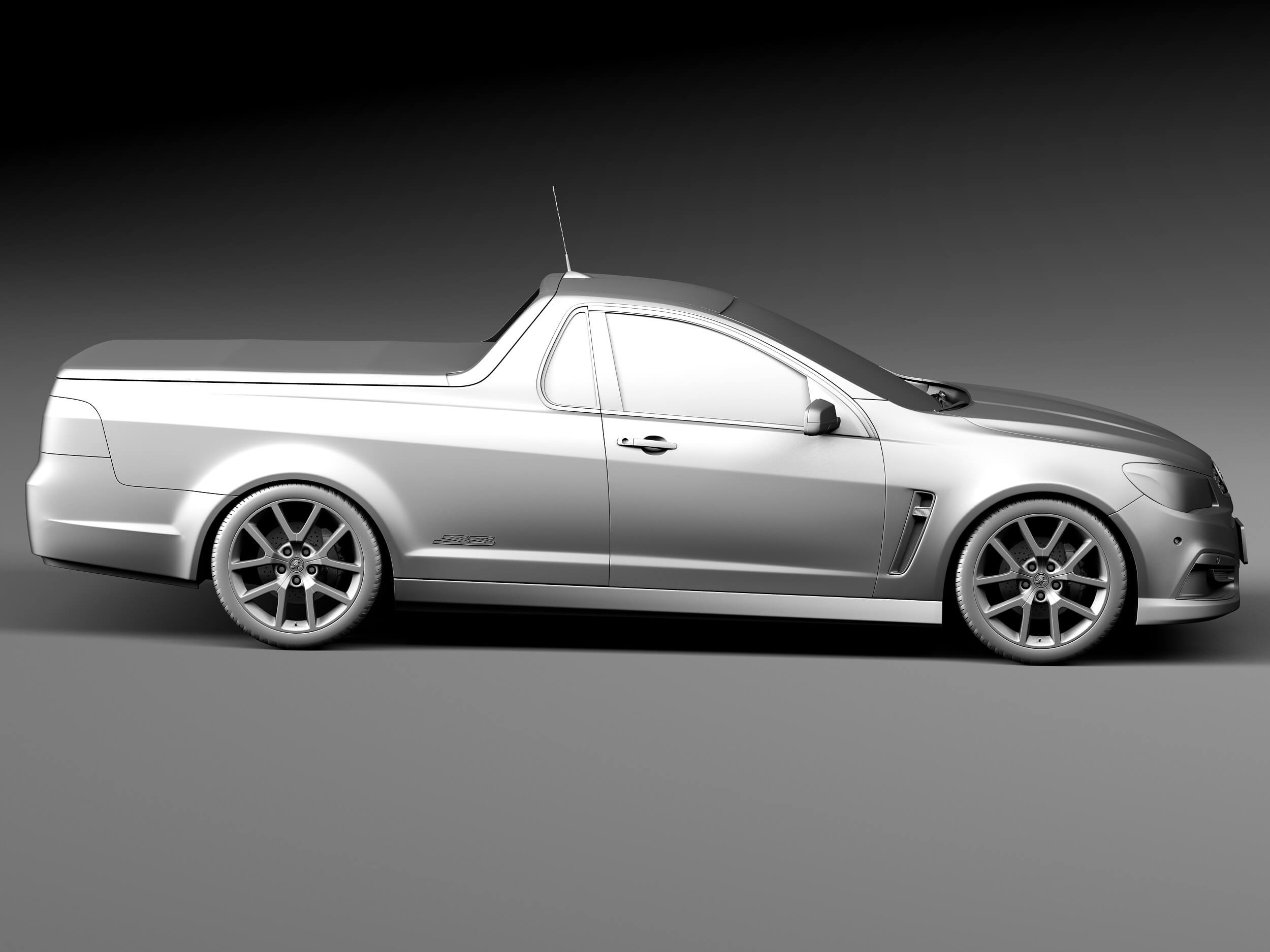 Holden VF Commodore UTE SSV 2014 - 3D Model by SQUIR
