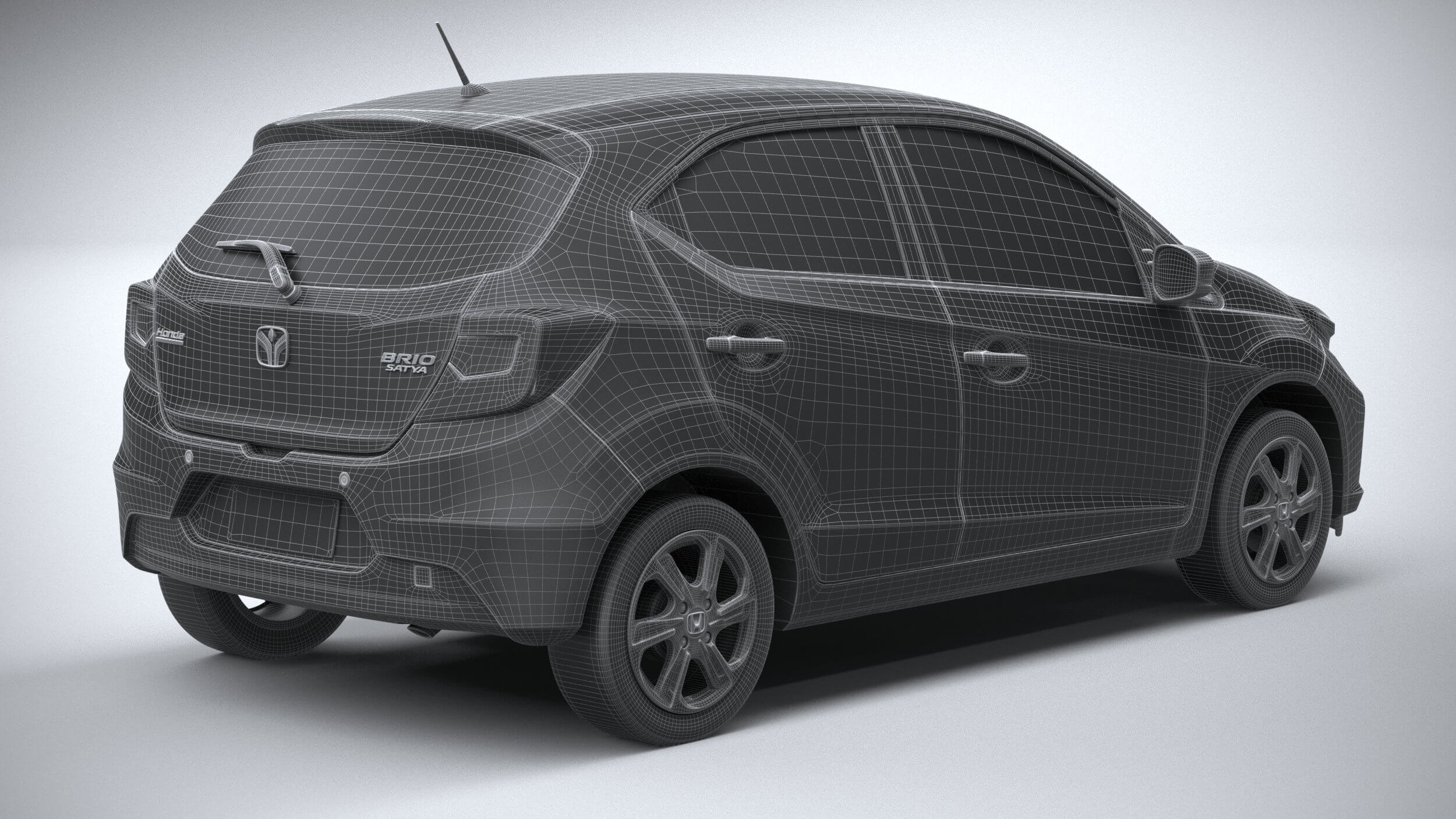Honda Brio Satya 2024 - 3D Model by SQUIR
