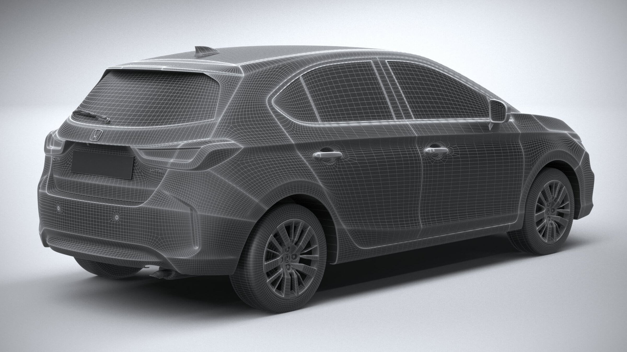 Honda City Hatchback 2022 - 3D Model by SQUIR