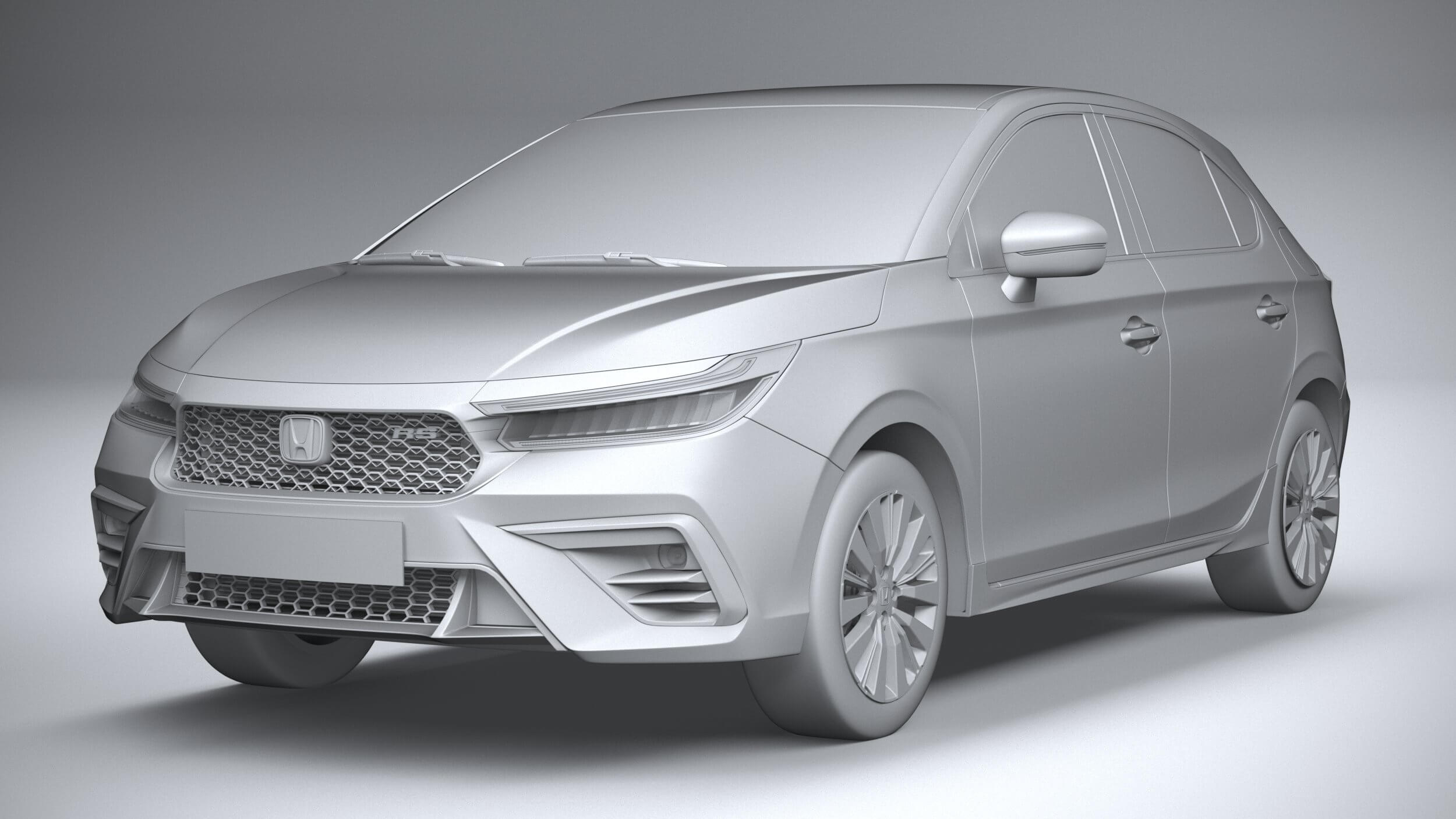 Honda City RS Hatchback 2024 - 3D Model by SQUIR