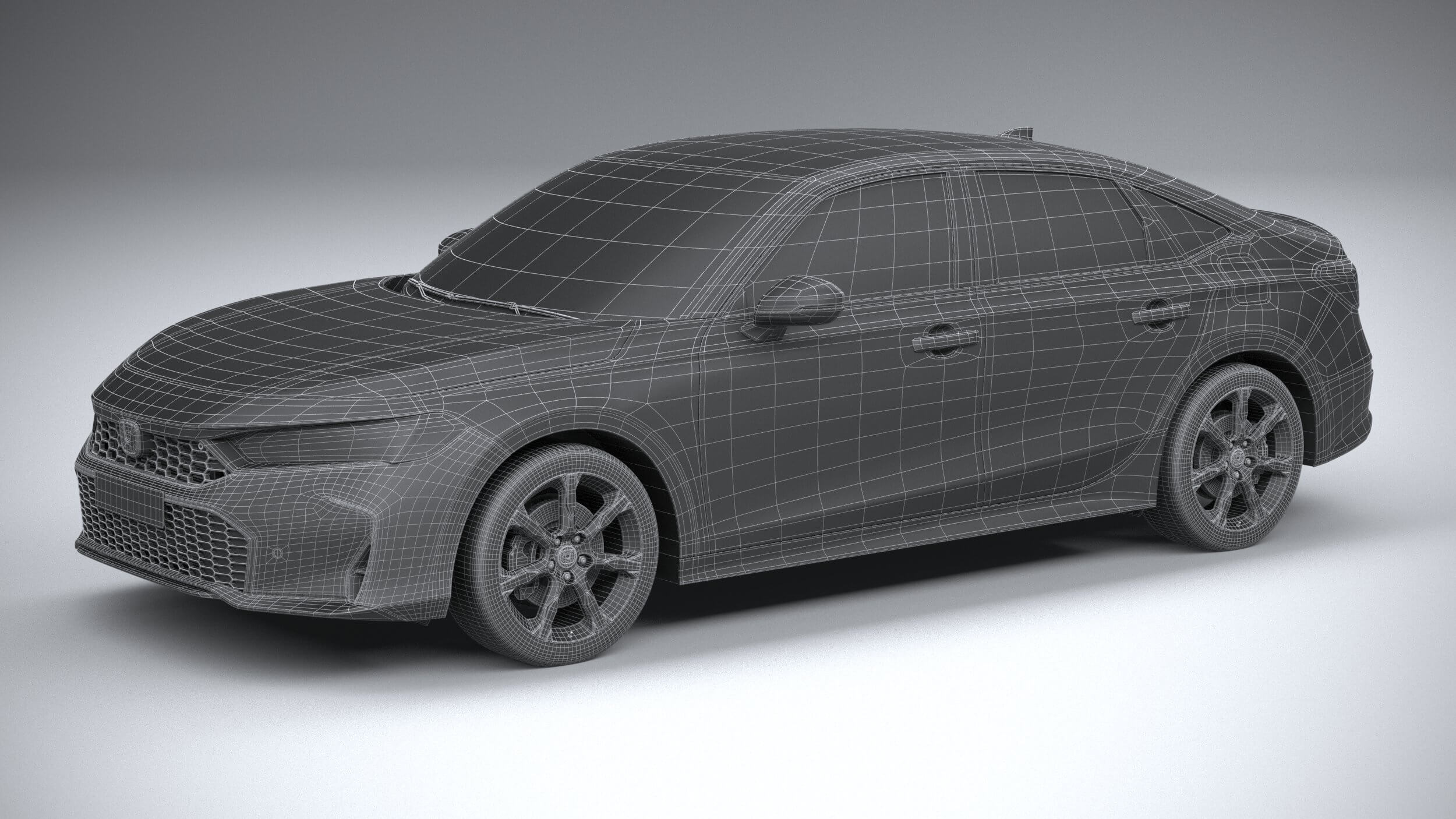 Honda Civic Sedan 2025 - 3D Model by SQUIR