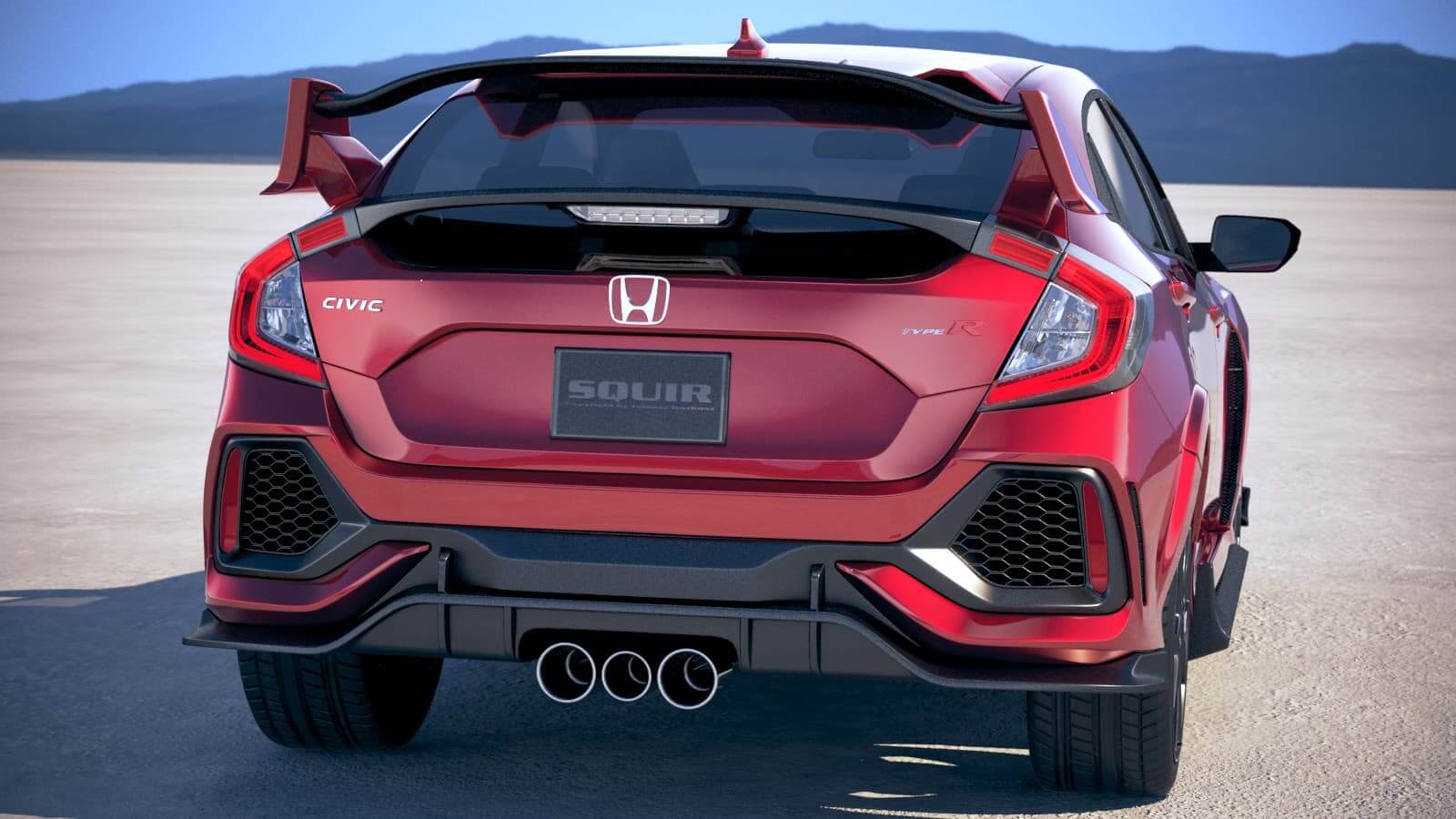 Honda Civic Type R 2018 - 3D Model by SQUIR