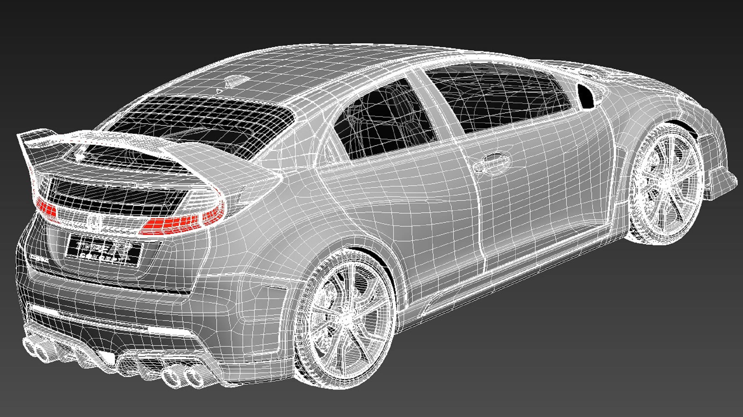 Honda Civic Type R Concept 2015 - 3D Model by SQUIR