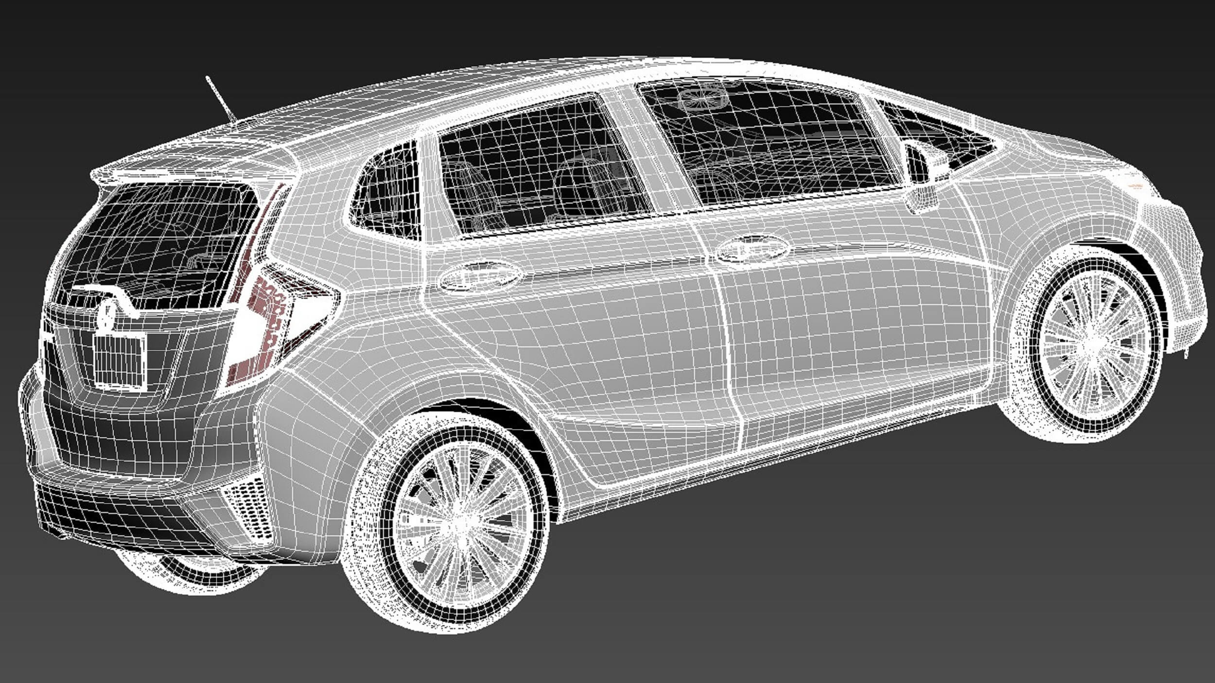Honda Fit 2015 - 3D Model by SQUIR