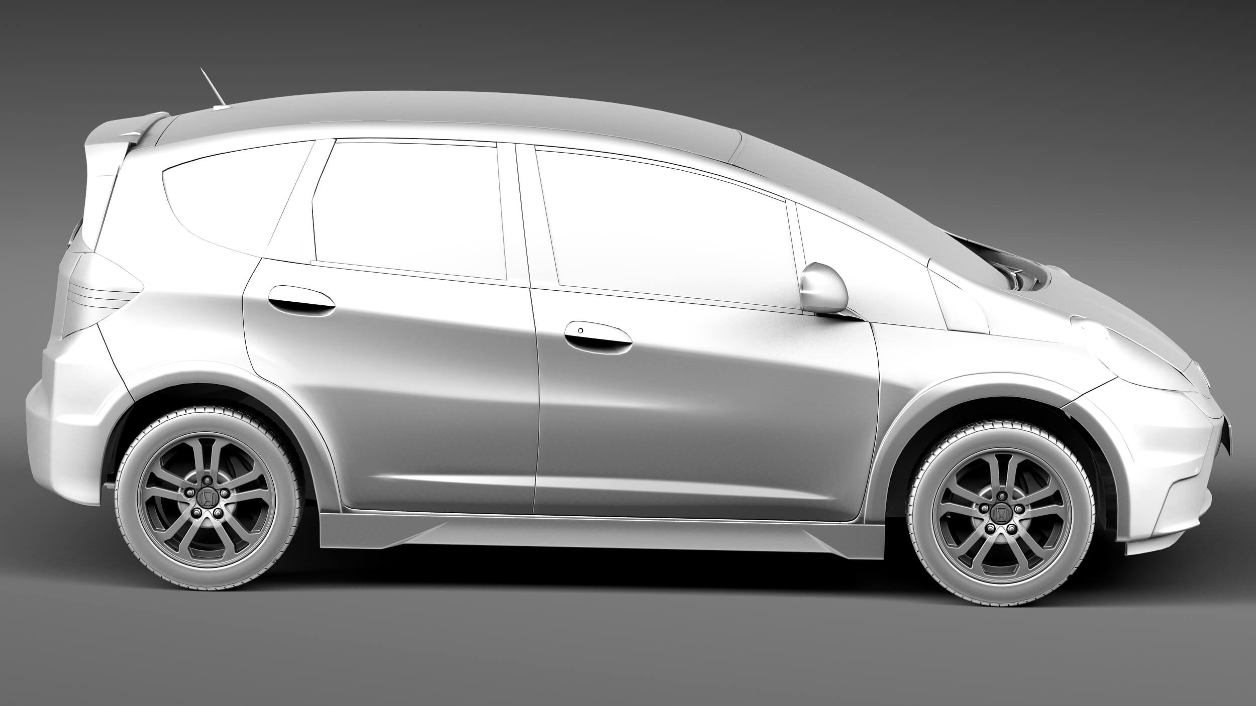 Honda Fit EV 2013 - 3D Model by SQUIR