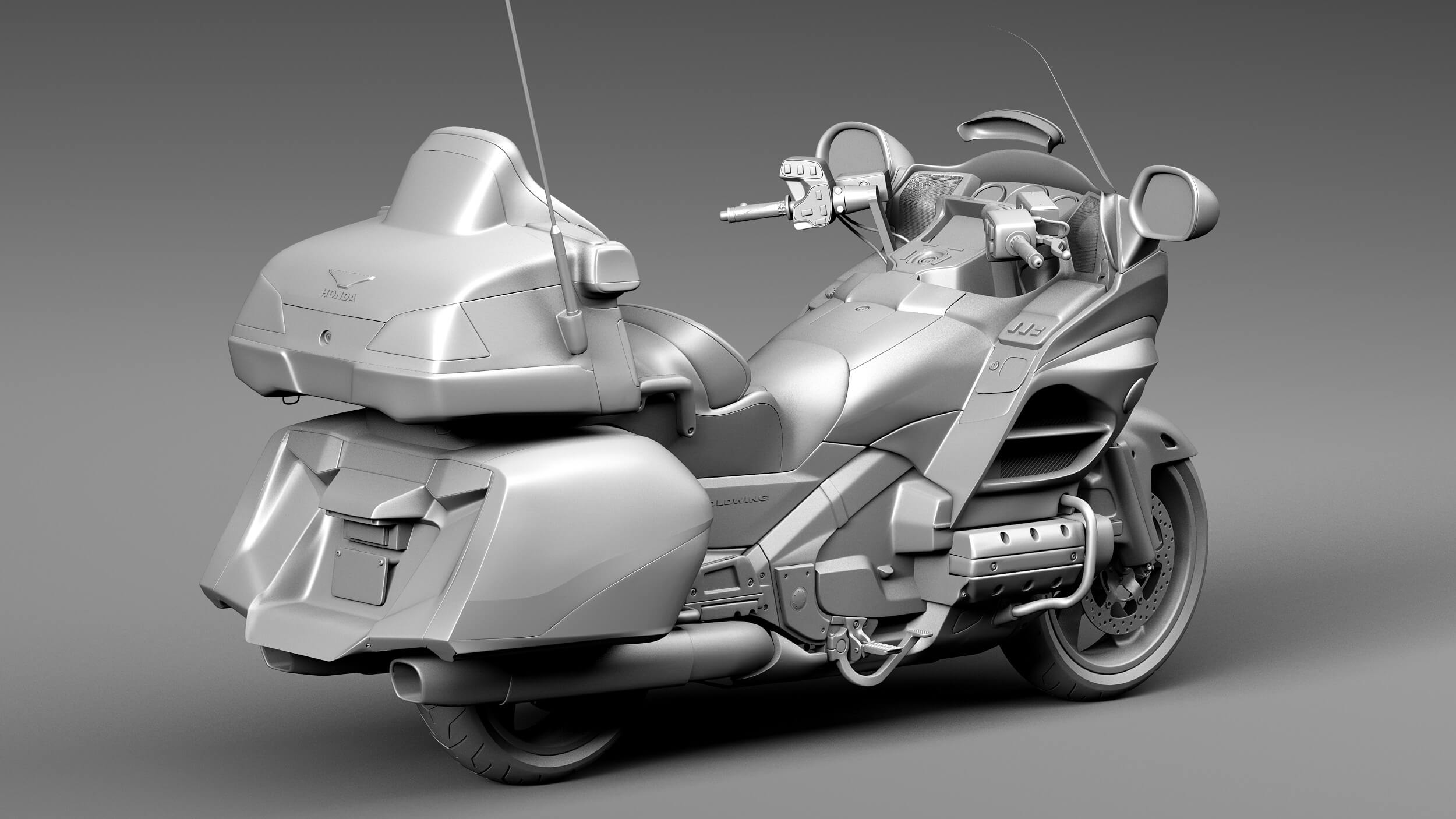 Honda Gold Wing 2015 - 3D Model by SQUIR