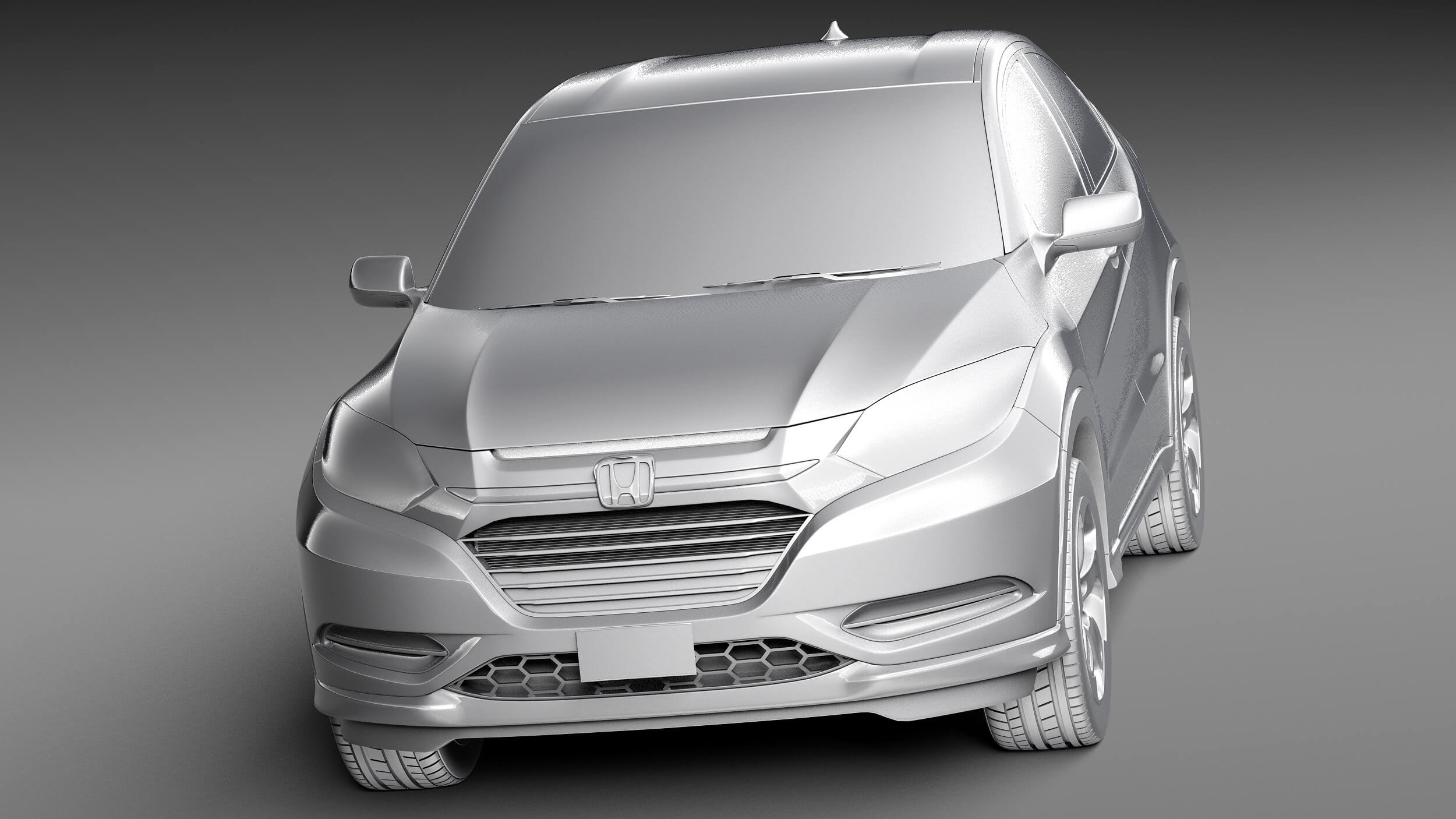 Honda HR-V 2015 3D Model by SQUIR