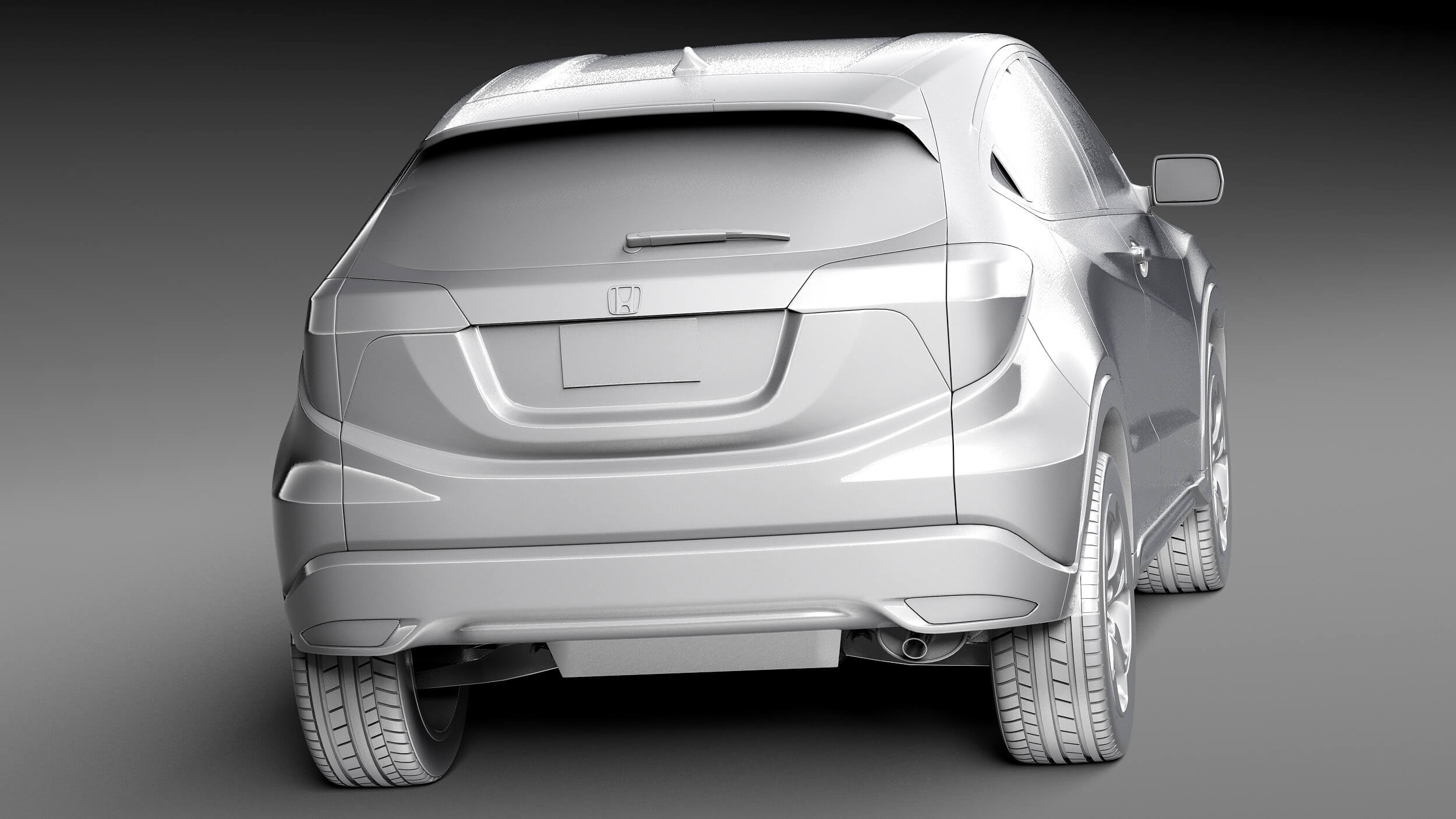 Honda HR-V 2015 3D Model by SQUIR