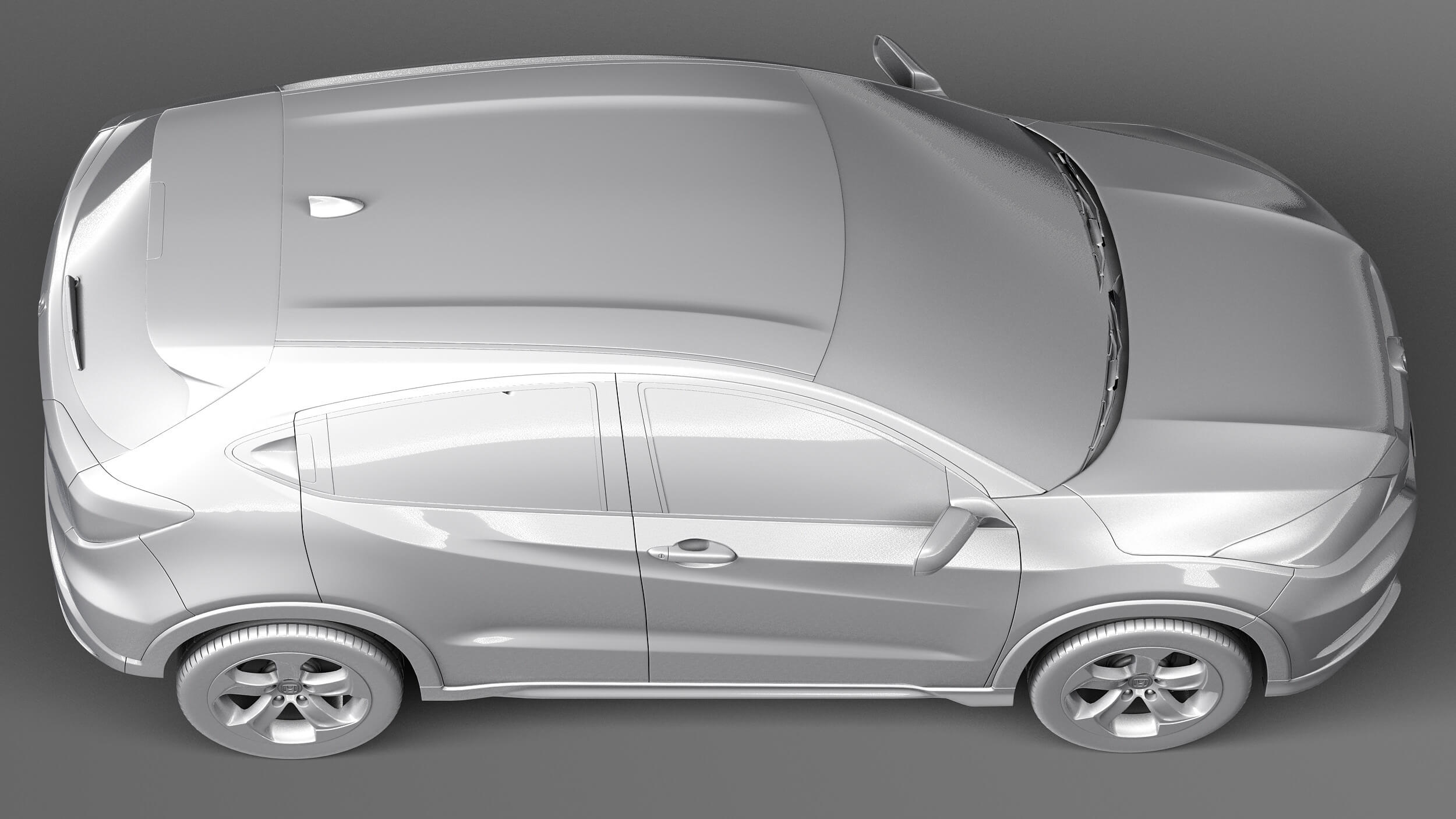 Honda HR-V 2015 3D Model by SQUIR