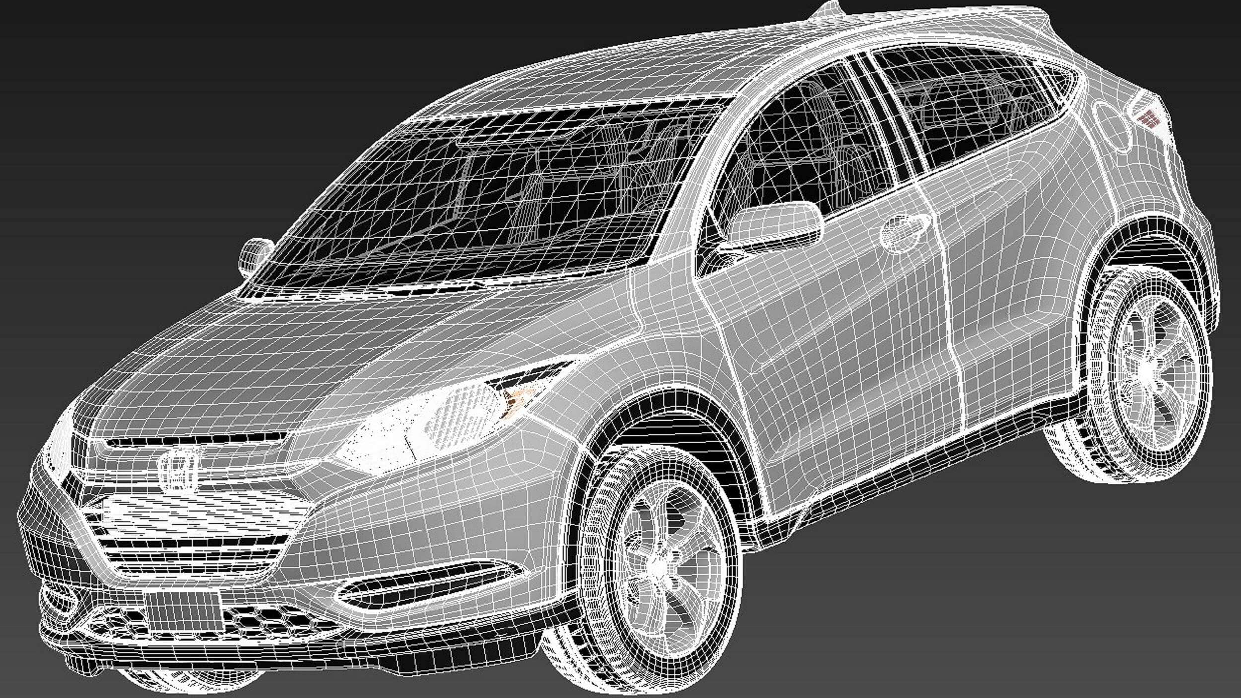 Honda HR-V 2015 3D Model by SQUIR