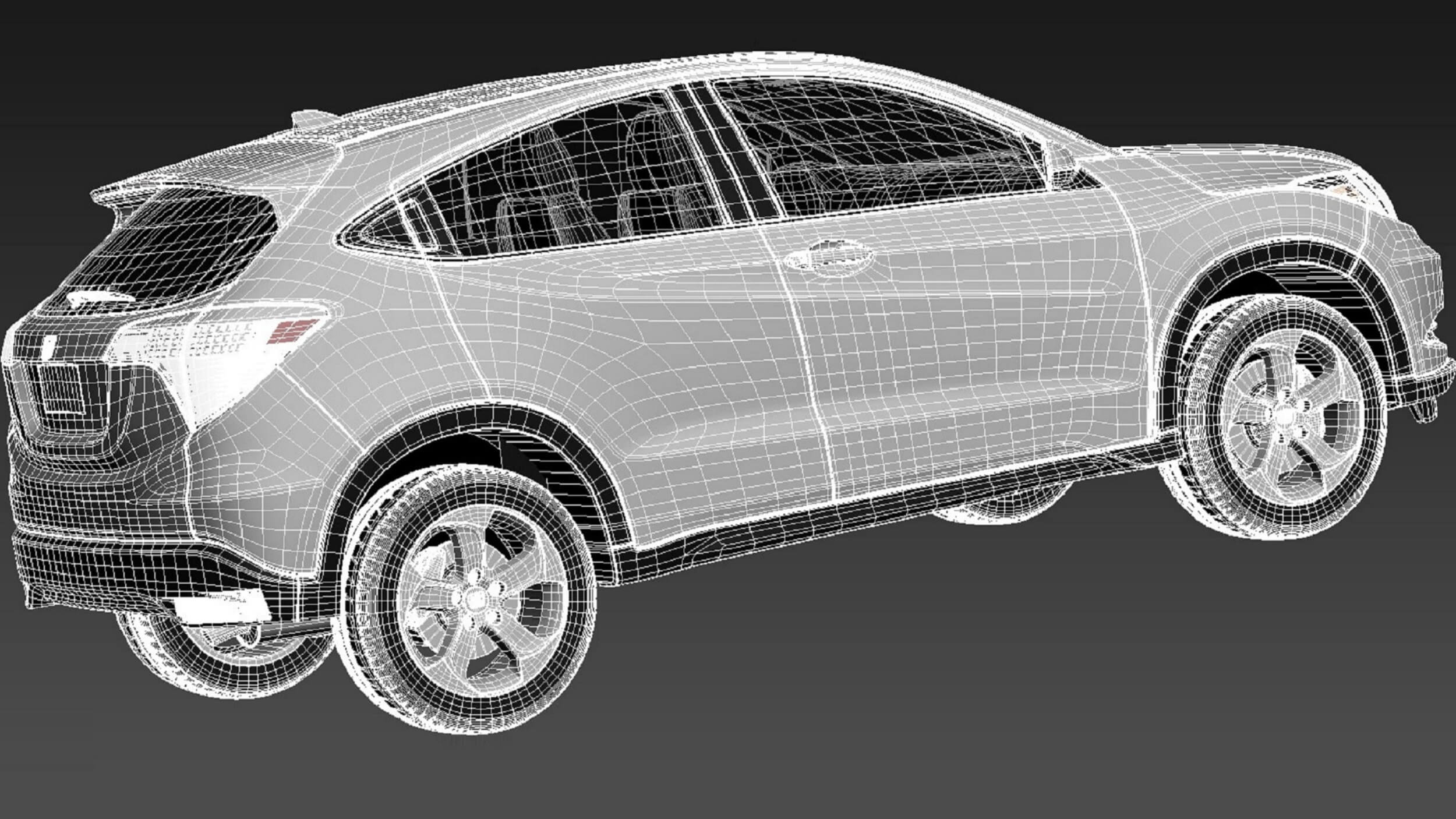 Honda HR-V 2015 3D Model by SQUIR