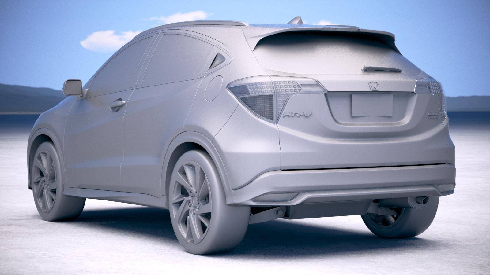 Honda HR-V 2018 US 3D Model by SQUIR