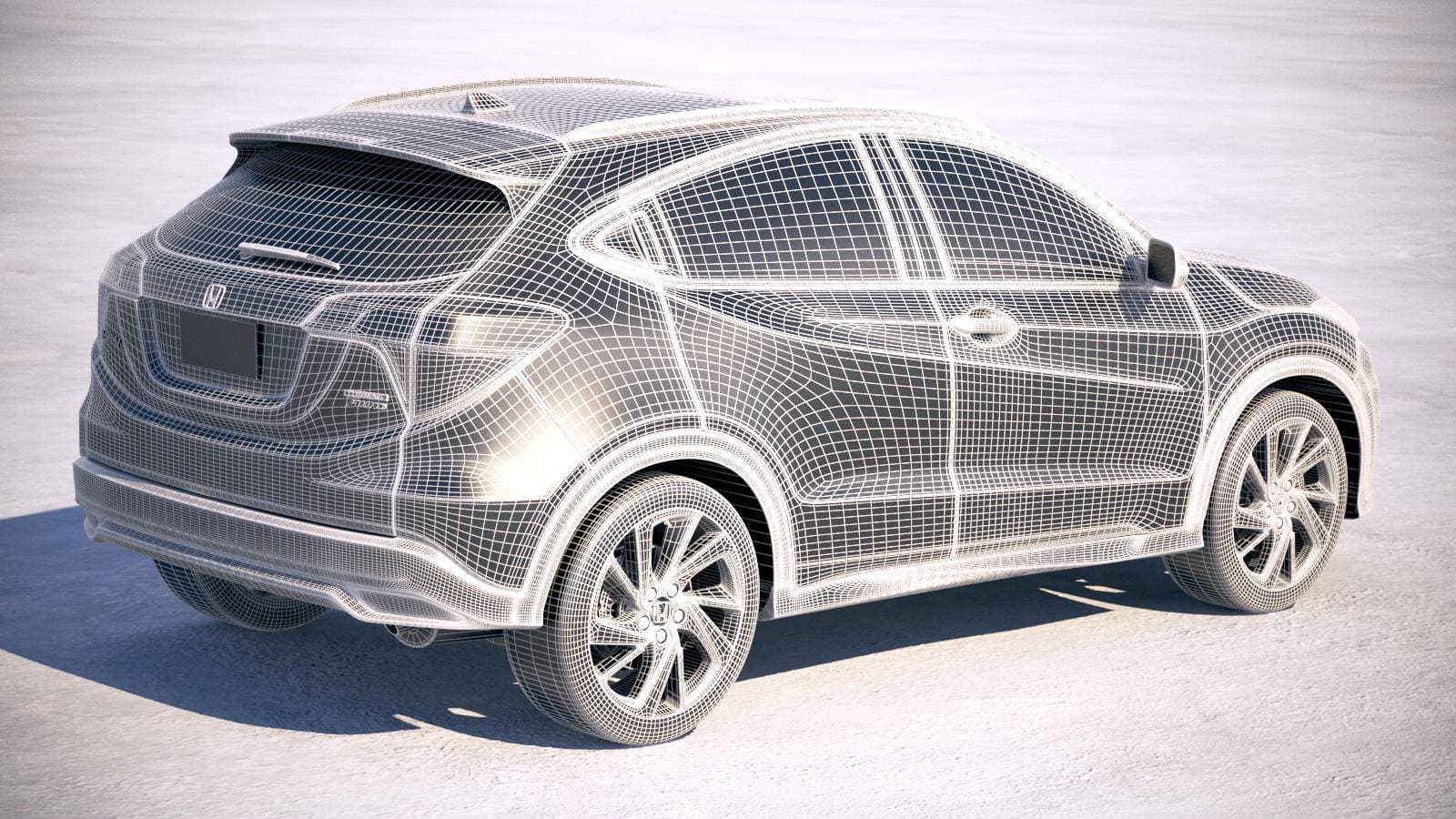 Honda HR-V 2018 US 3D Model by SQUIR