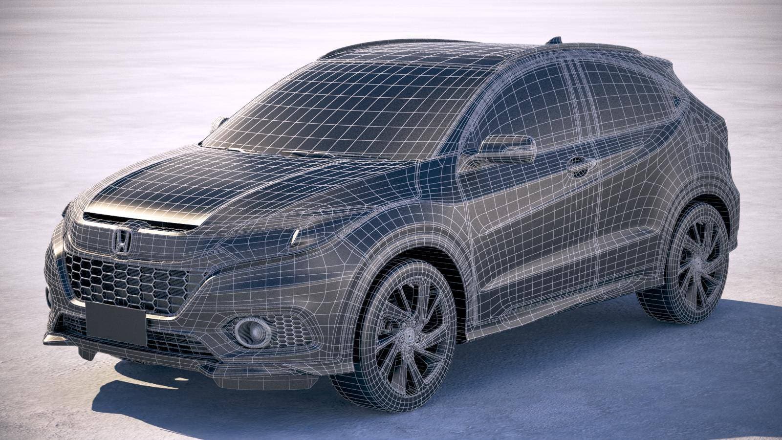 Honda HR-V 2018 US 3D Model by SQUIR