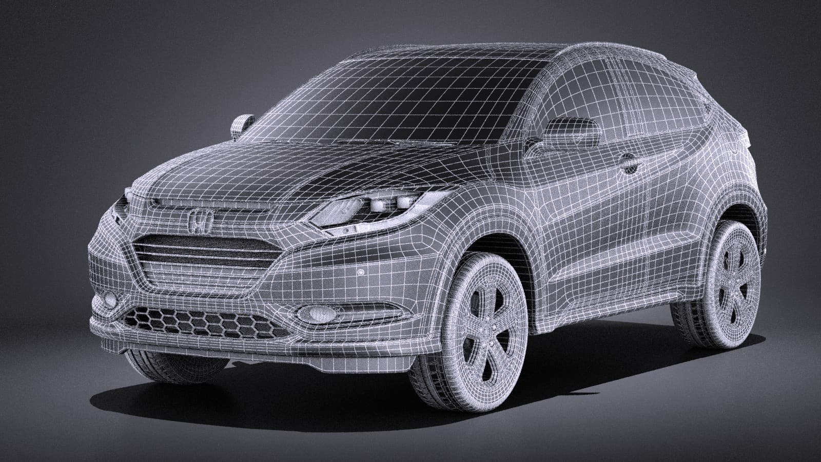 Honda HR-V EU 2016 (V-Ray) 3D Model by SQUIR