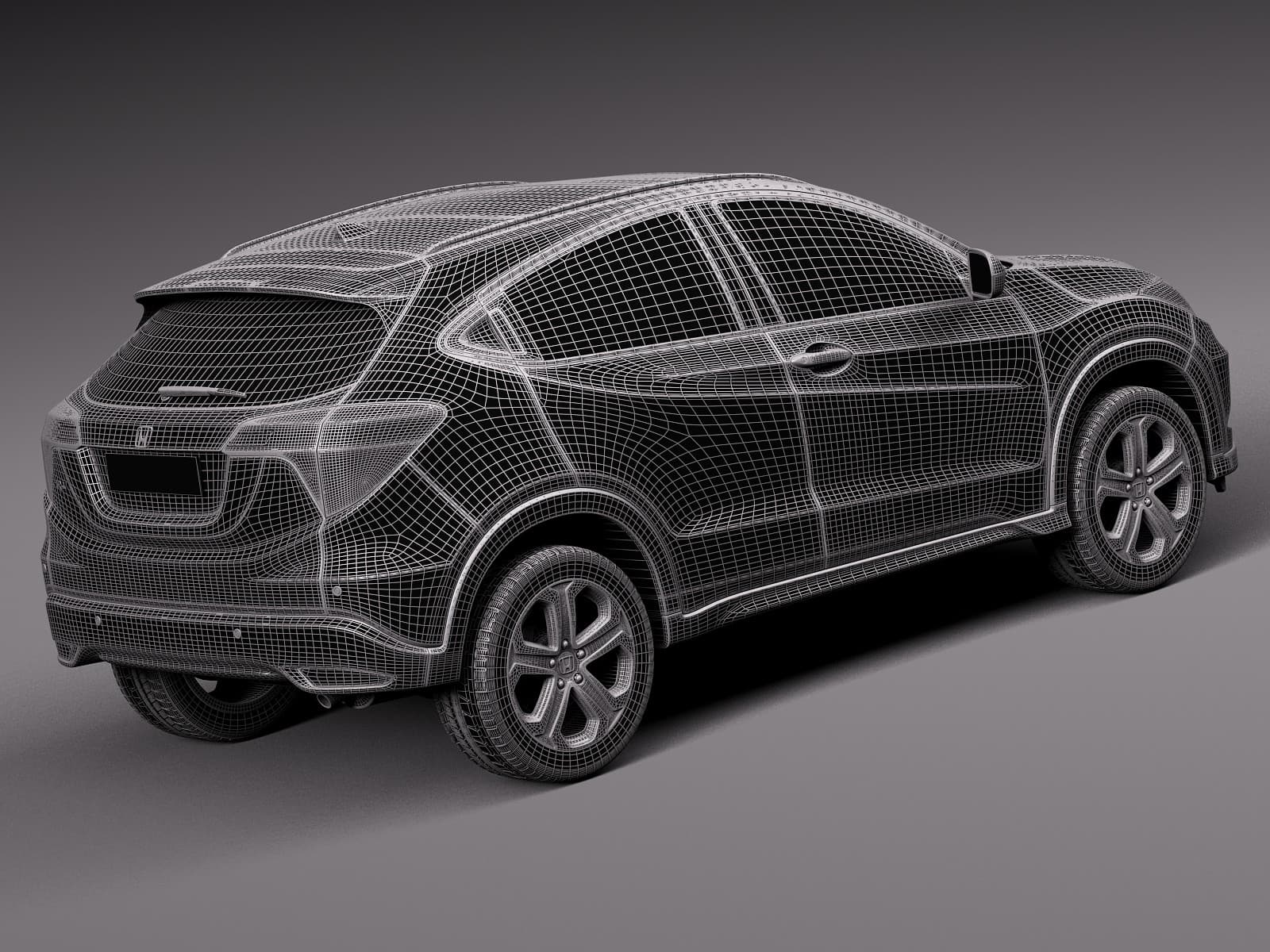 Honda HR-V EU 2016 3D Model by SQUIR