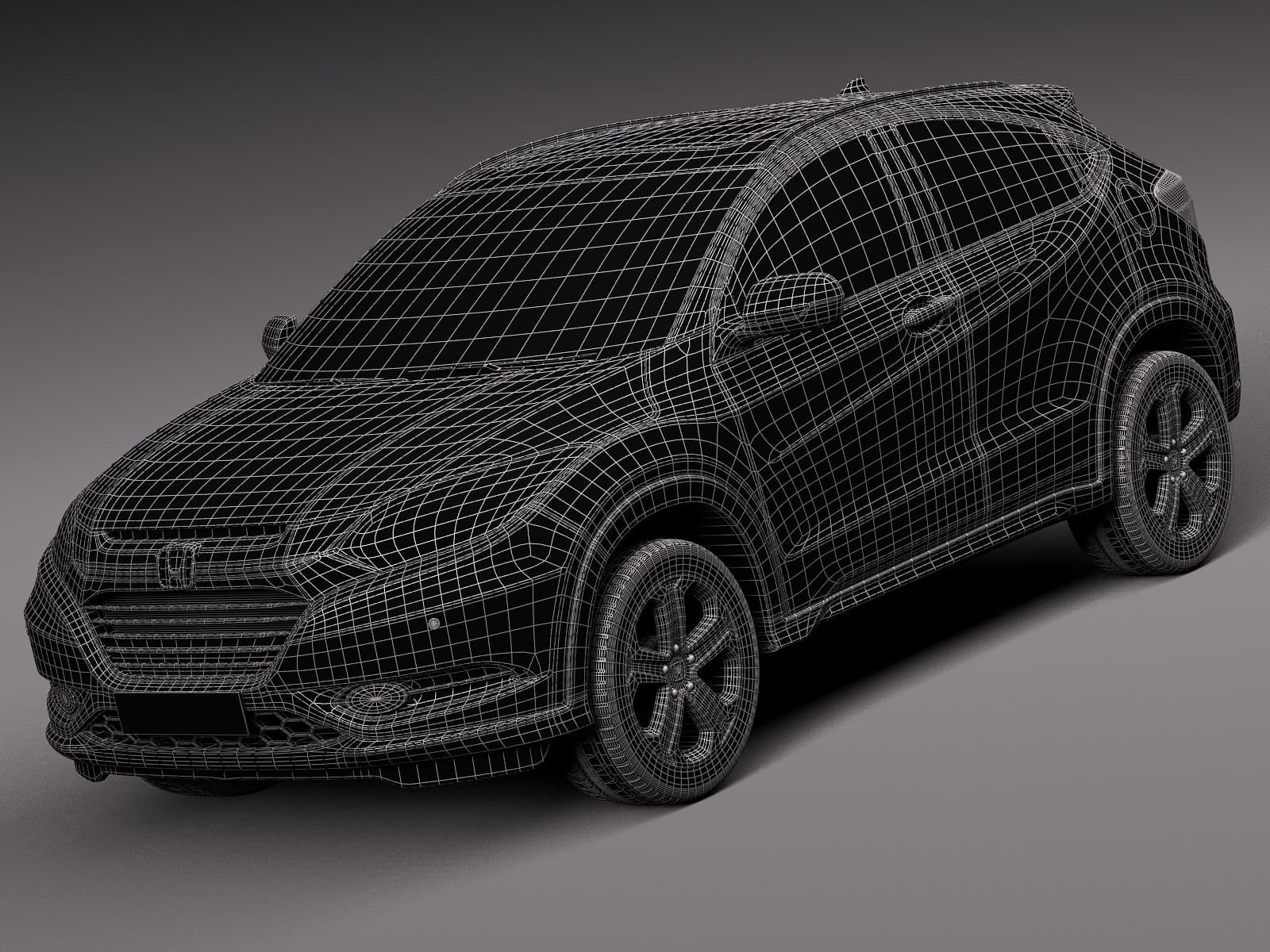 Honda HR-V EU 2016 3D Model by SQUIR