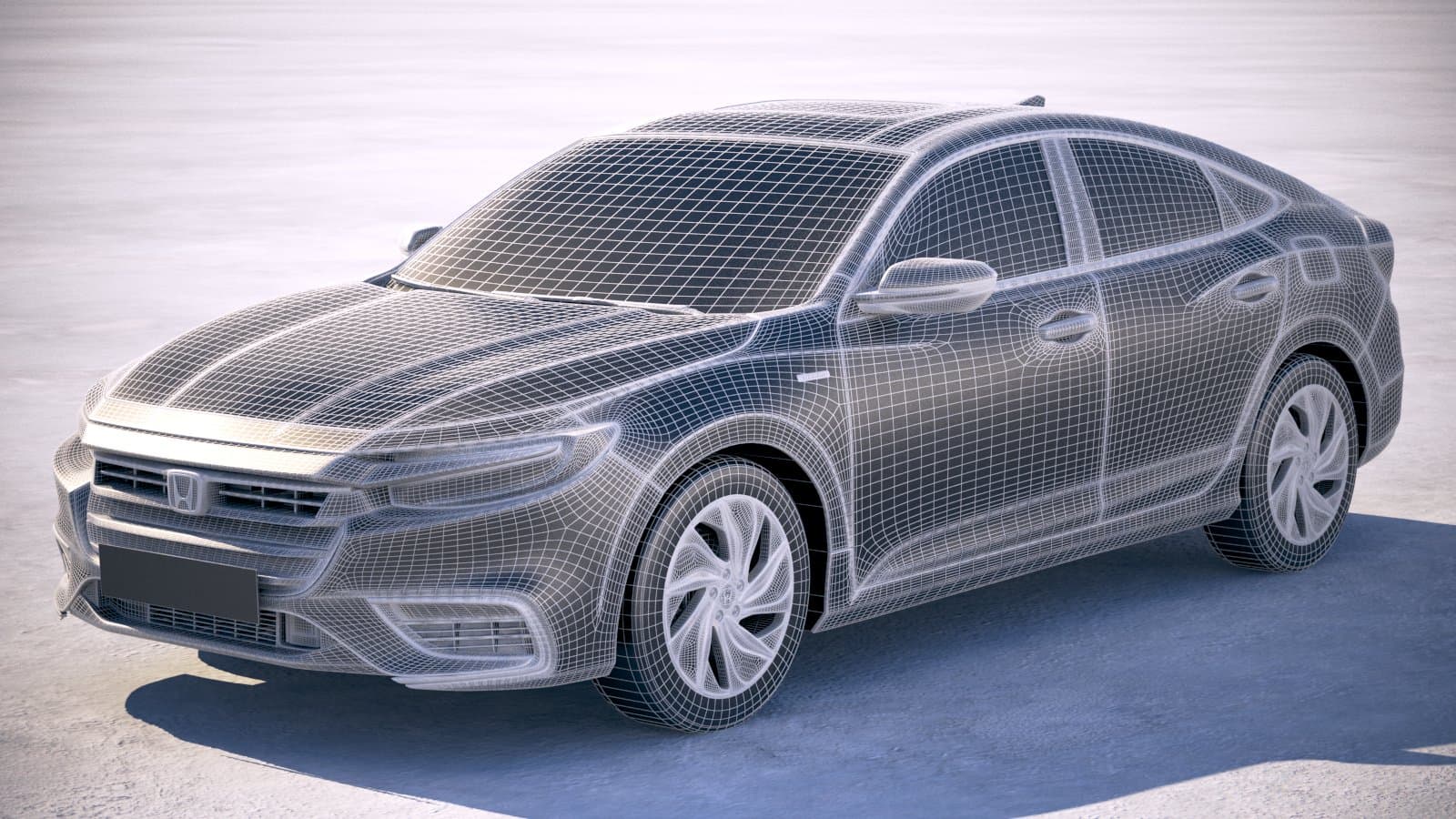 Honda Insight 2019 - 3D Model by SQUIR