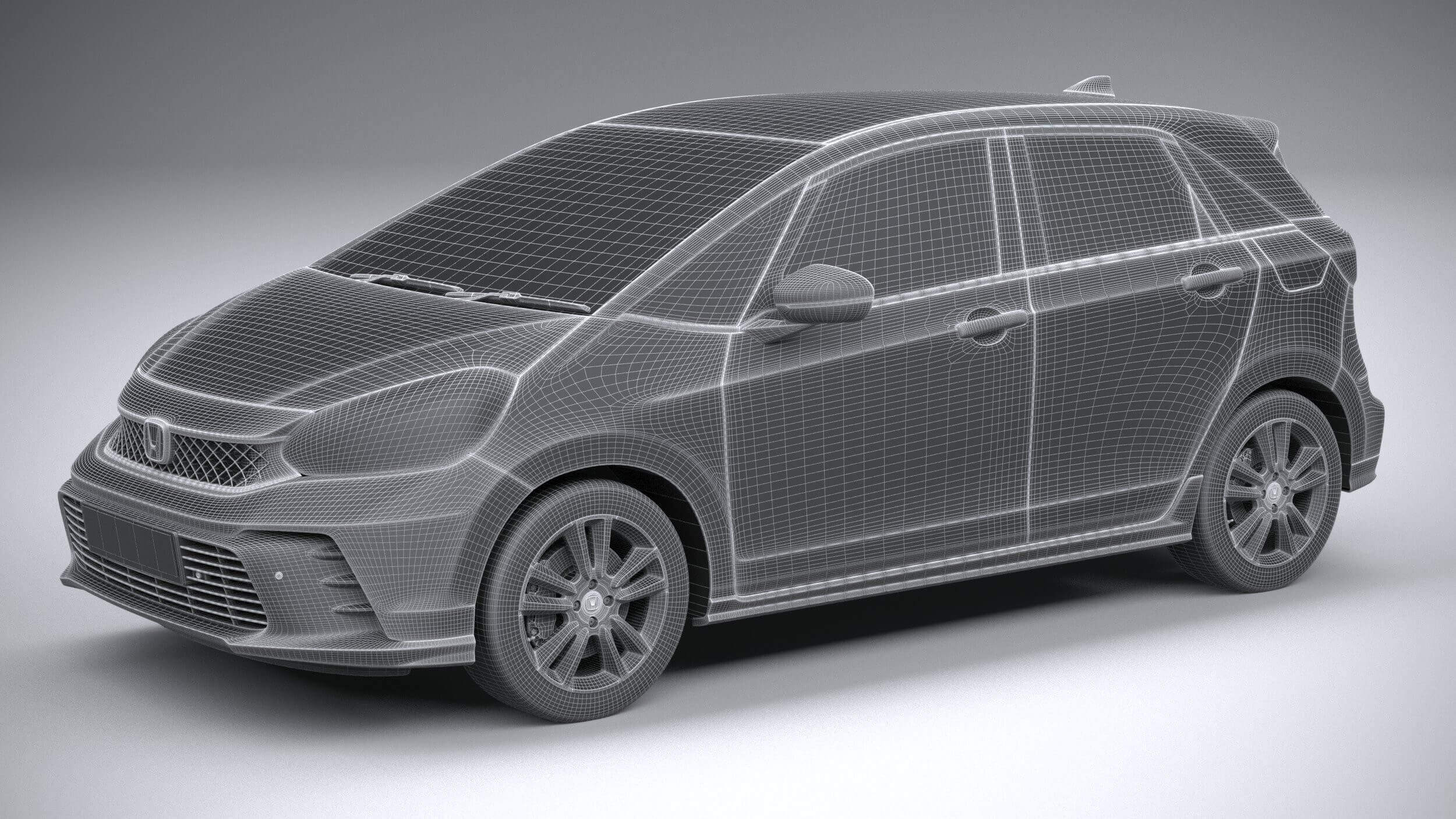 Honda Jazz 2023 Honda - 3D Model by SQUIR