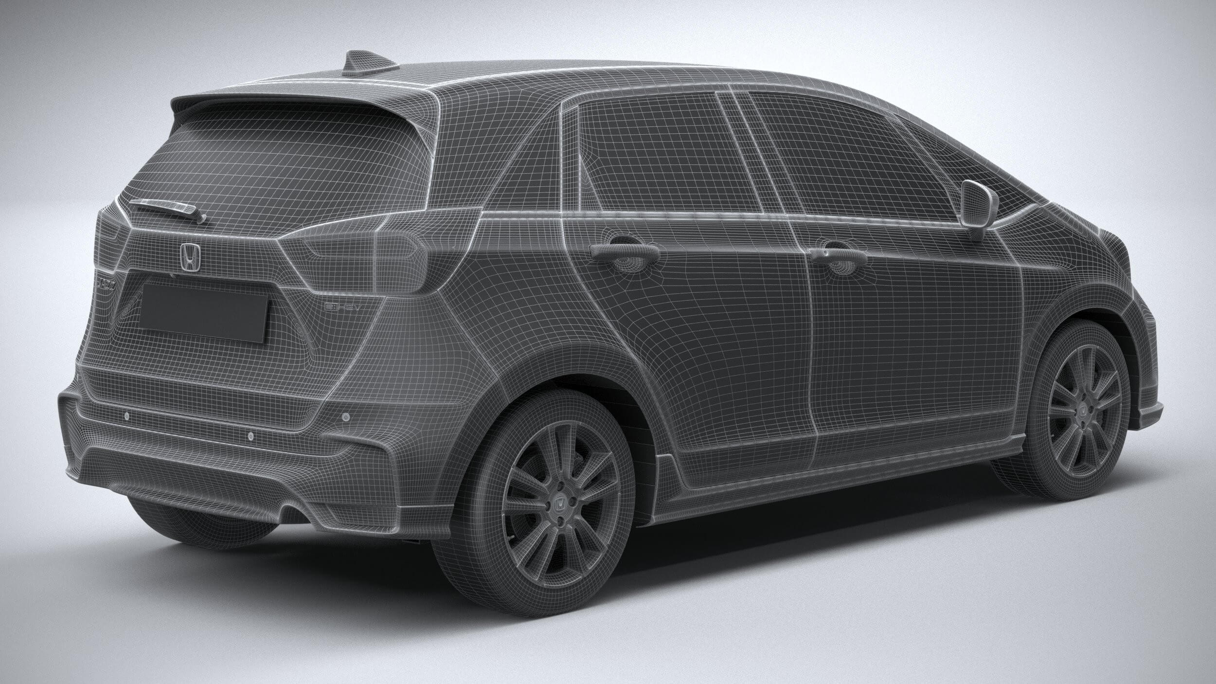 Honda Jazz 2023 Honda - 3D Model by SQUIR