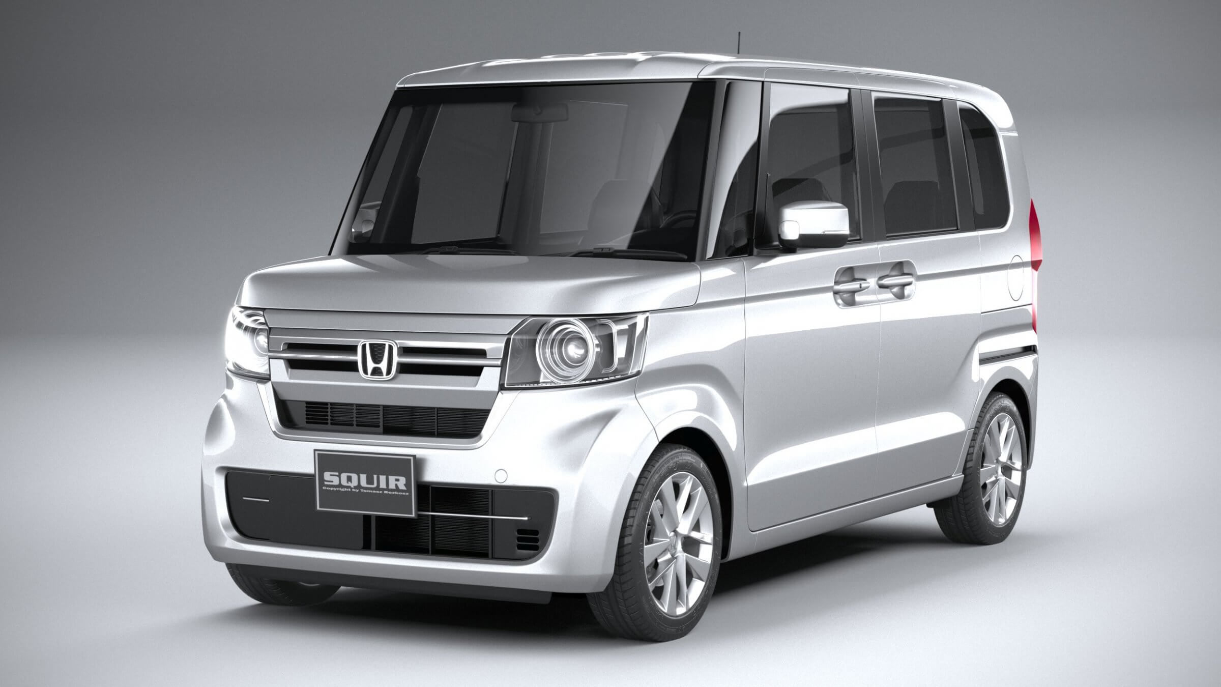 Honda N-Box 2022 3D Model by SQUIR