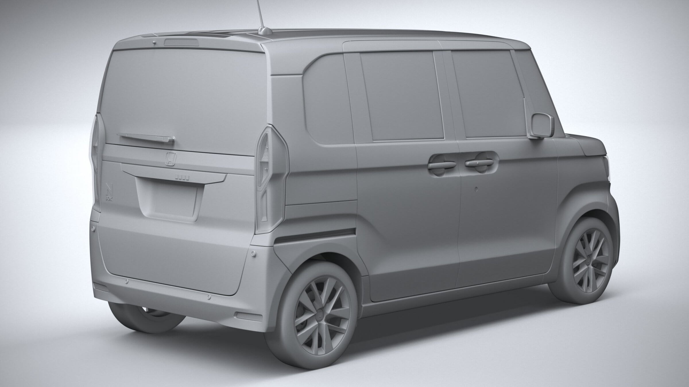 Honda N-Box 2022 3D Model by SQUIR