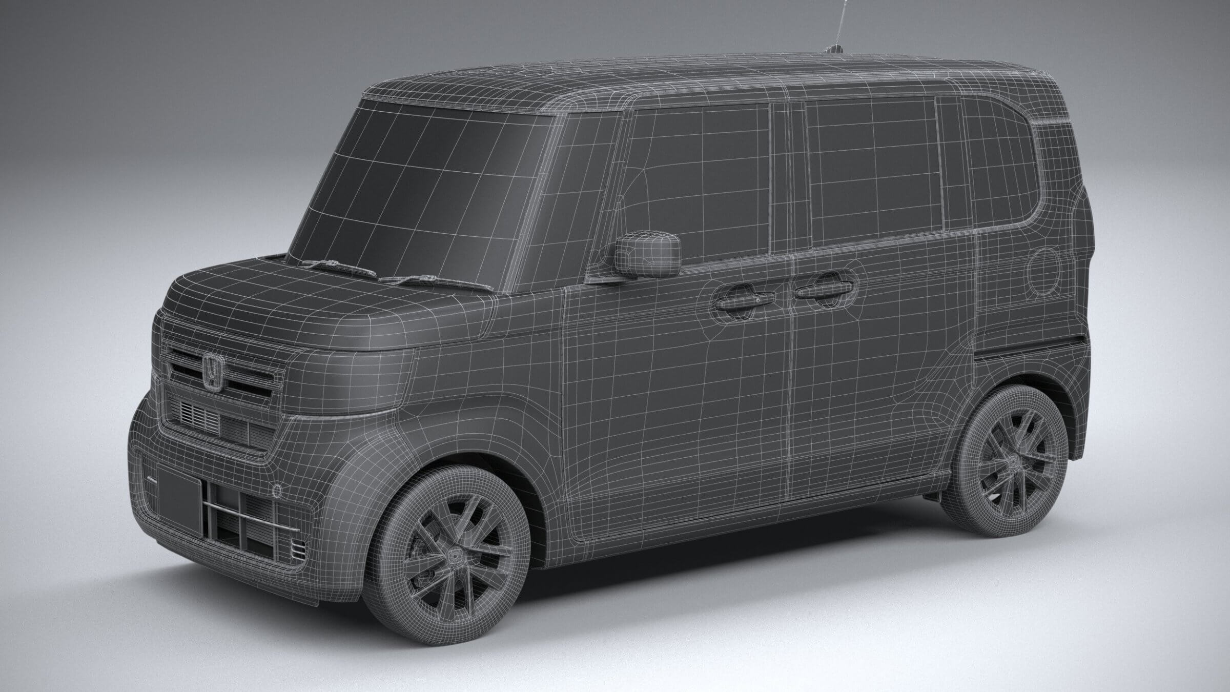Honda N-Box 2022 3D Model by SQUIR