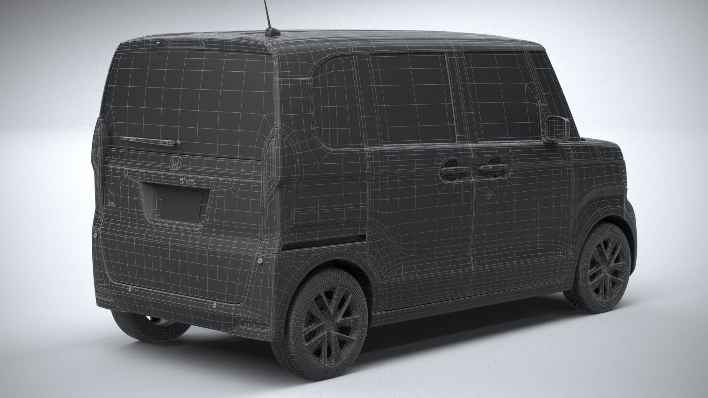 Honda N-Box 2022 3D Model by SQUIR