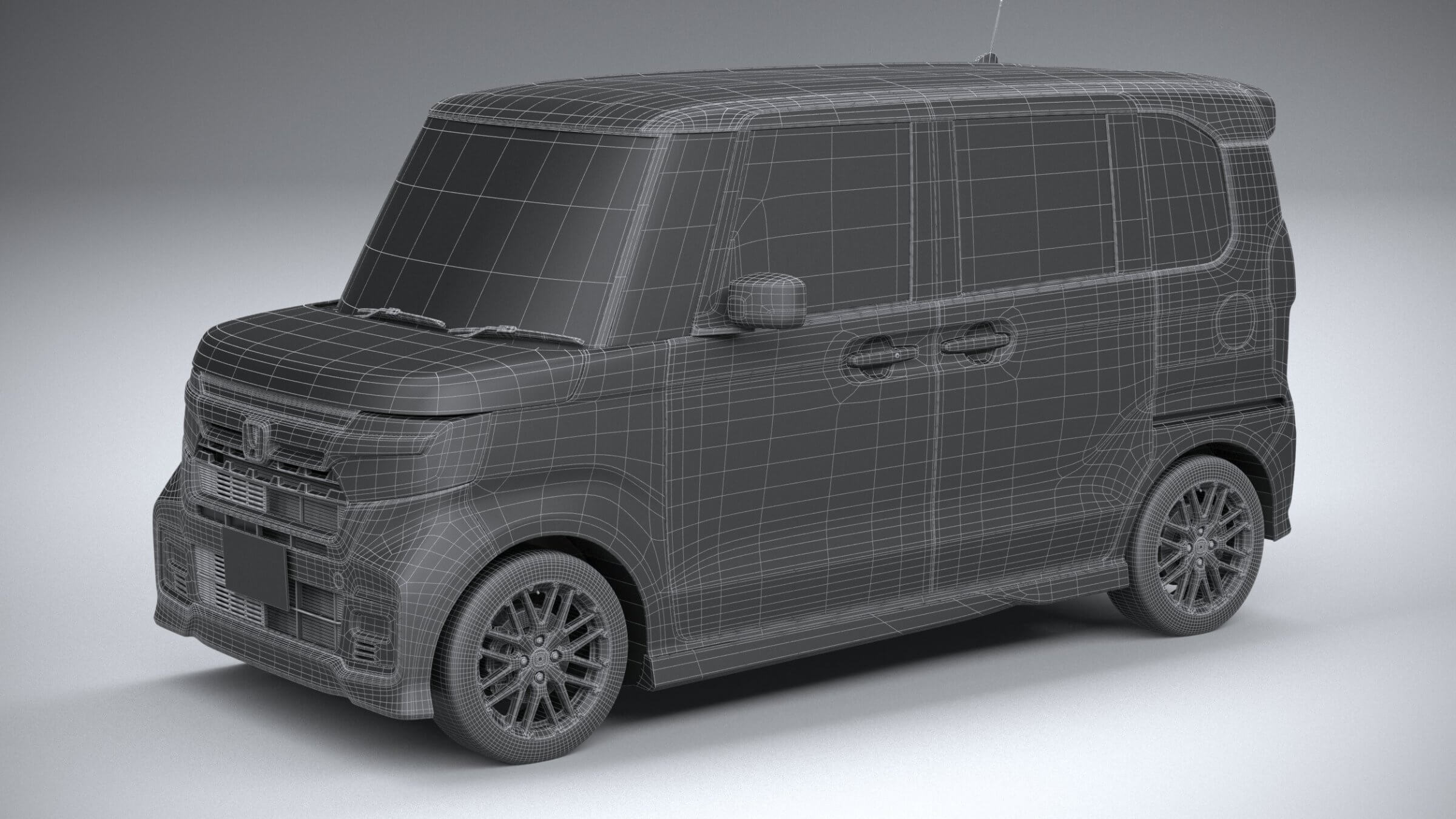 Honda N-Box Custom 2022 3D Model by SQUIR