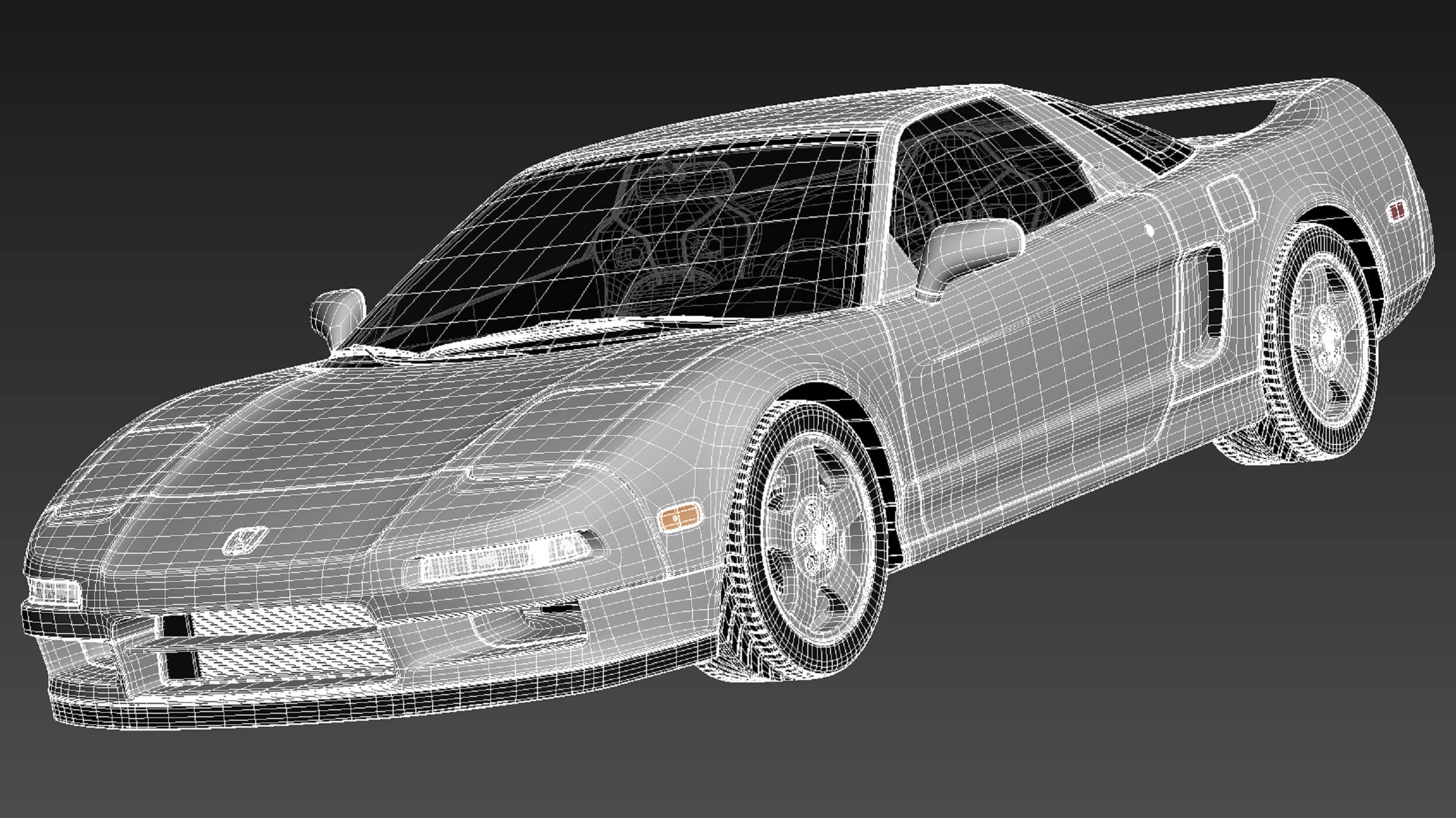 Honda NSX 1990 - 3D Model by SQUIR