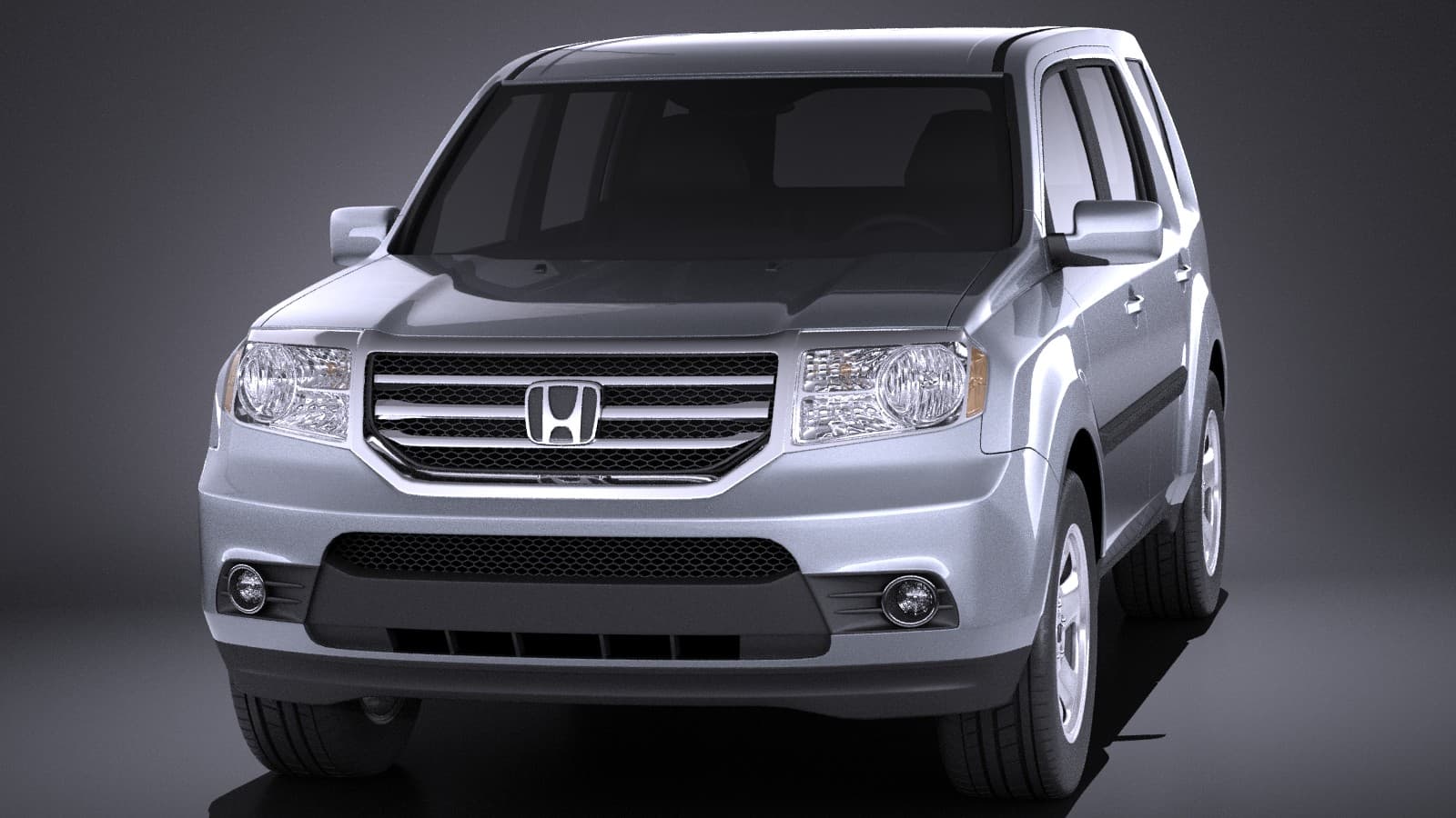 Honda Pilot 2014 (V-Ray) 3D Model by SQUIR