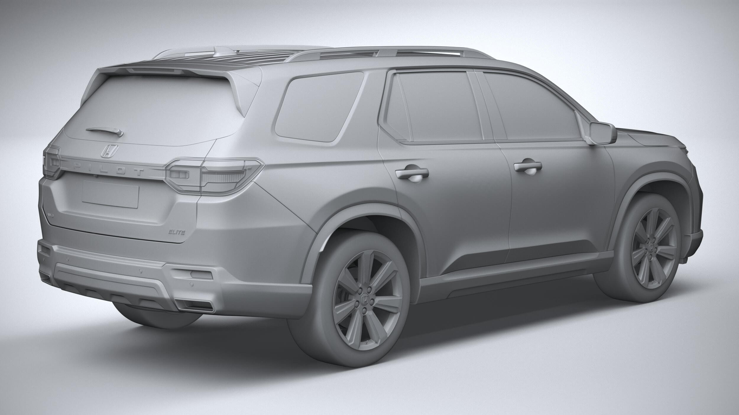 Honda Pilot 2023 - 3D Model by SQUIR