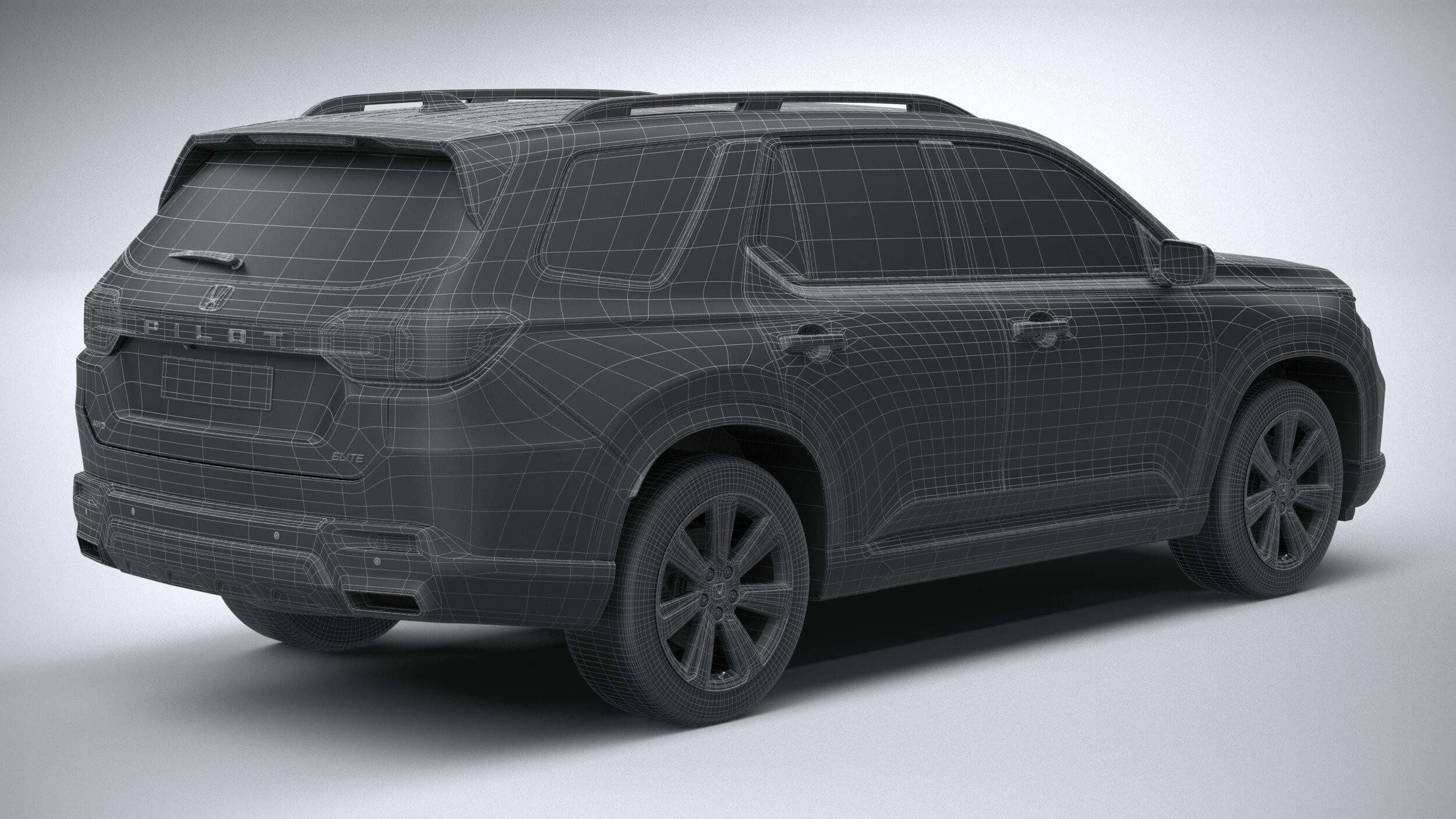 Honda Pilot 2023 - 3D Model by SQUIR