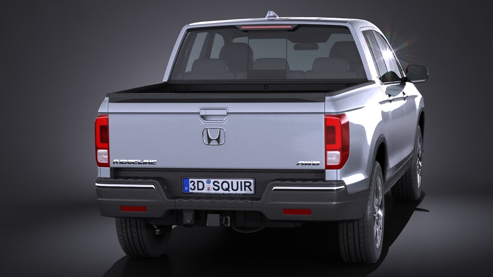 Honda Ridgeline 2017 - 3D Model by SQUIR