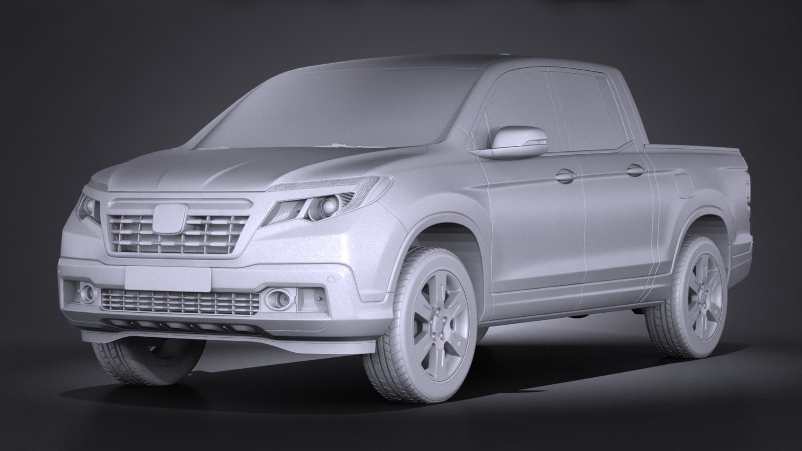Honda Ridgeline 2017 - 3D Model by SQUIR