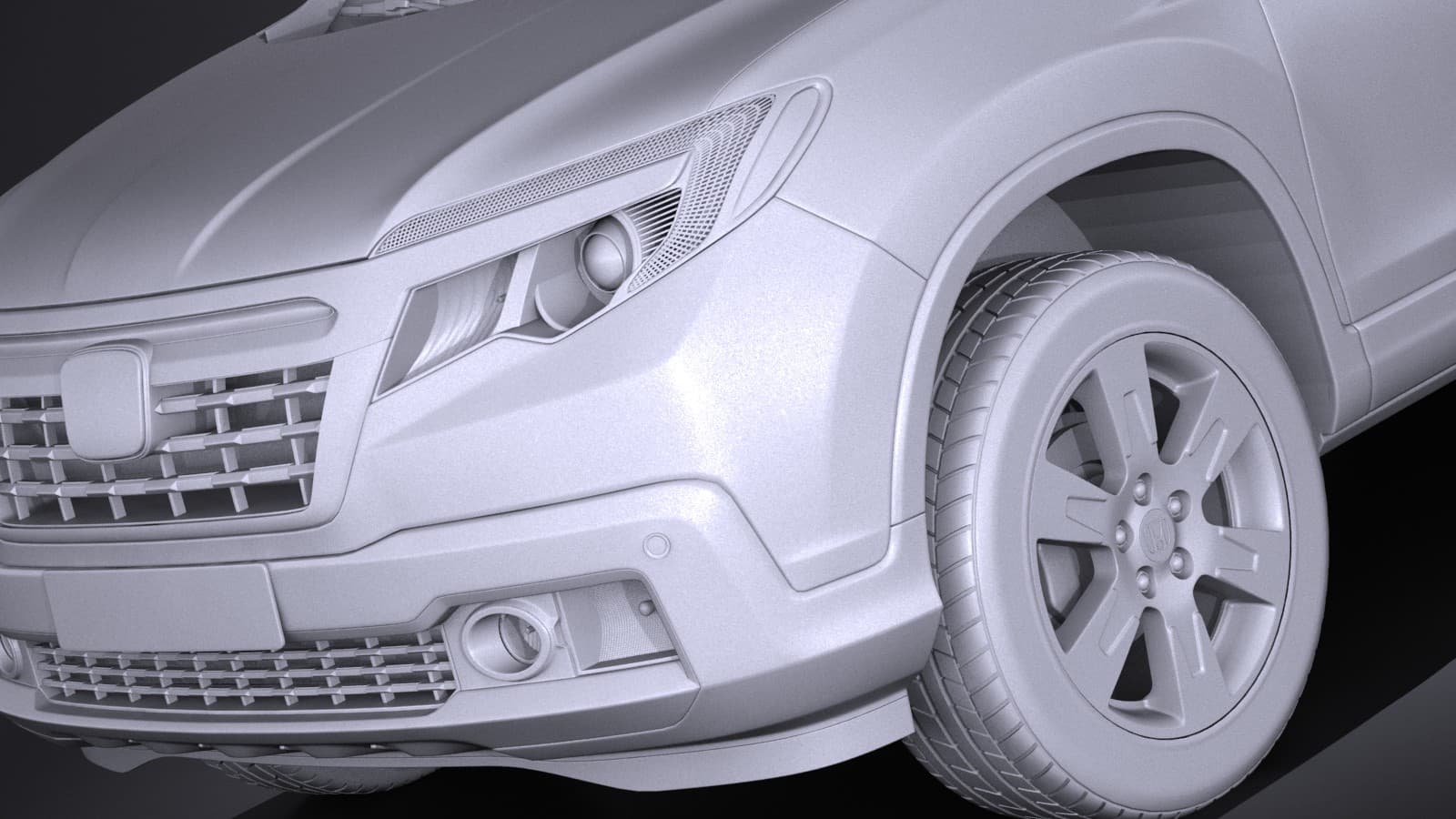 Honda Ridgeline 2017 - 3D Model by SQUIR