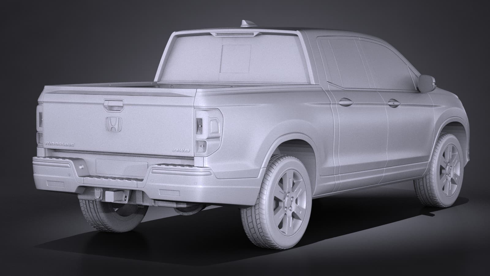 Honda Ridgeline 2017 - 3D Model by SQUIR