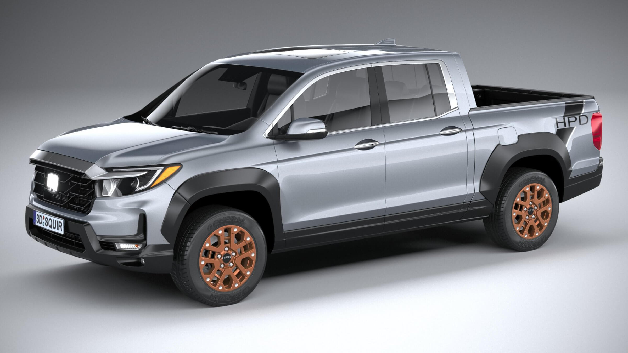 Honda Ridgeline 2021 - 3D Model by SQUIR